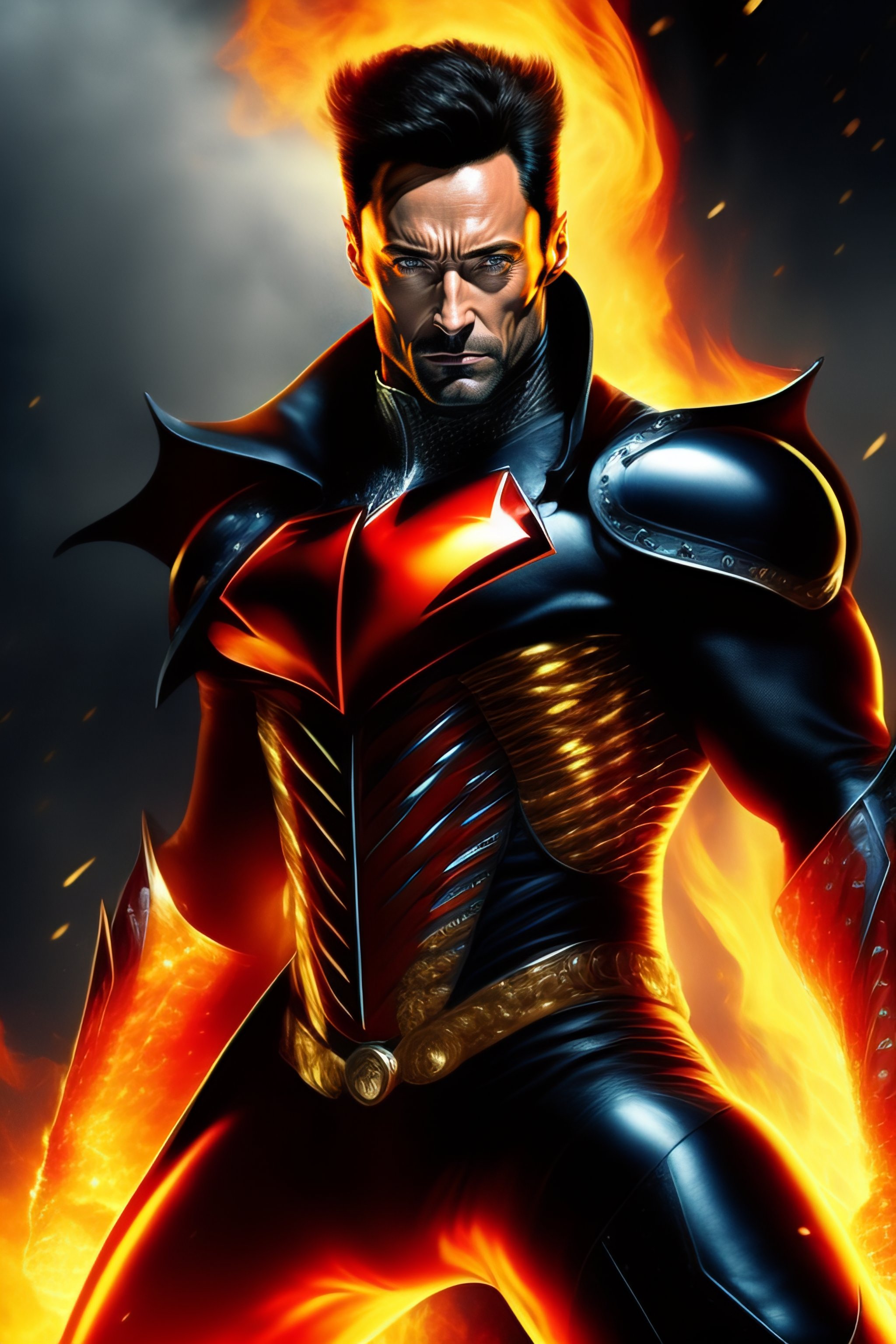 Lexica - Hugh jackman as ghost rider