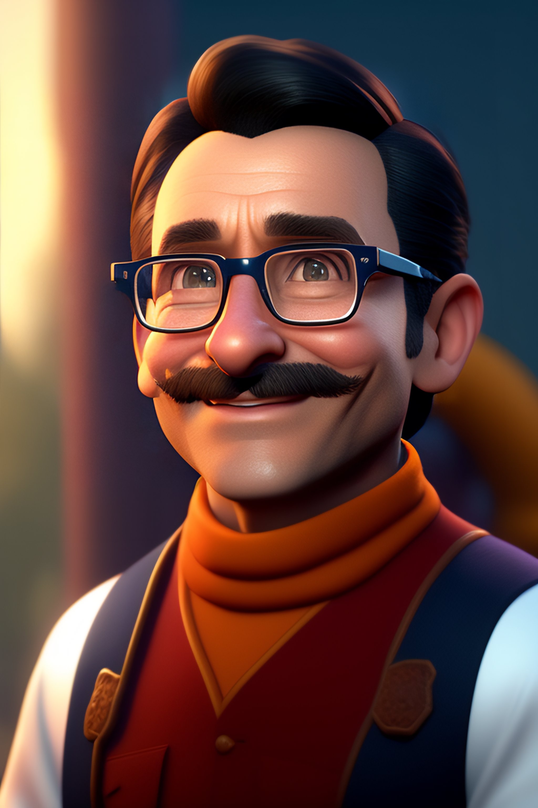 Lexica - Jon oliver as a pixar disney character from up 2 0 0 9 unreal ...