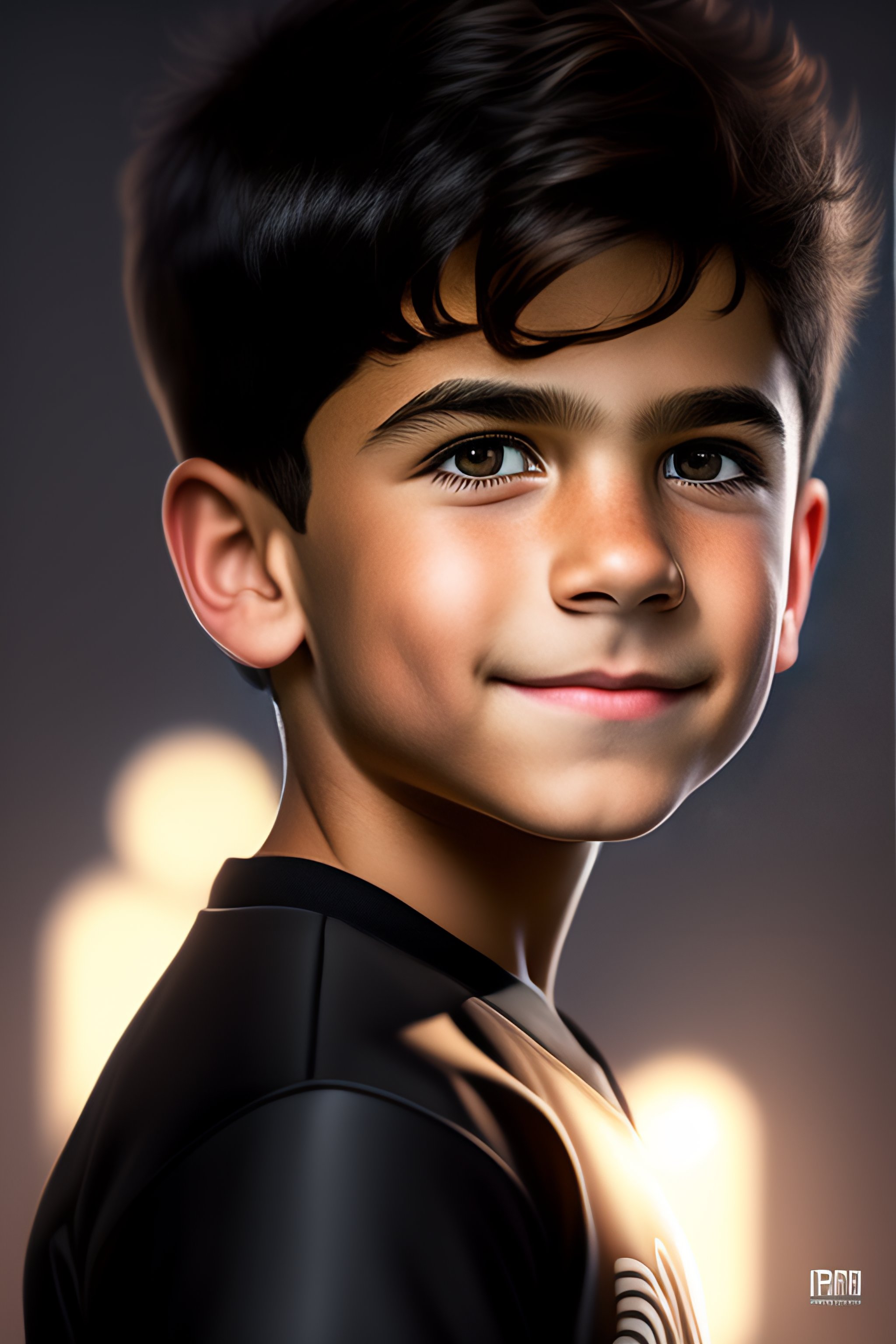 Lexica - A fantasy comic book style portrait painting of a young boy ...