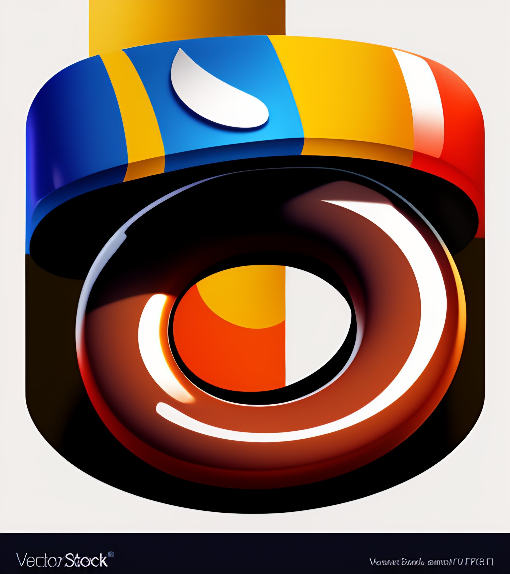 Lexica - A sausage party, cartoon discord server logo, 2d