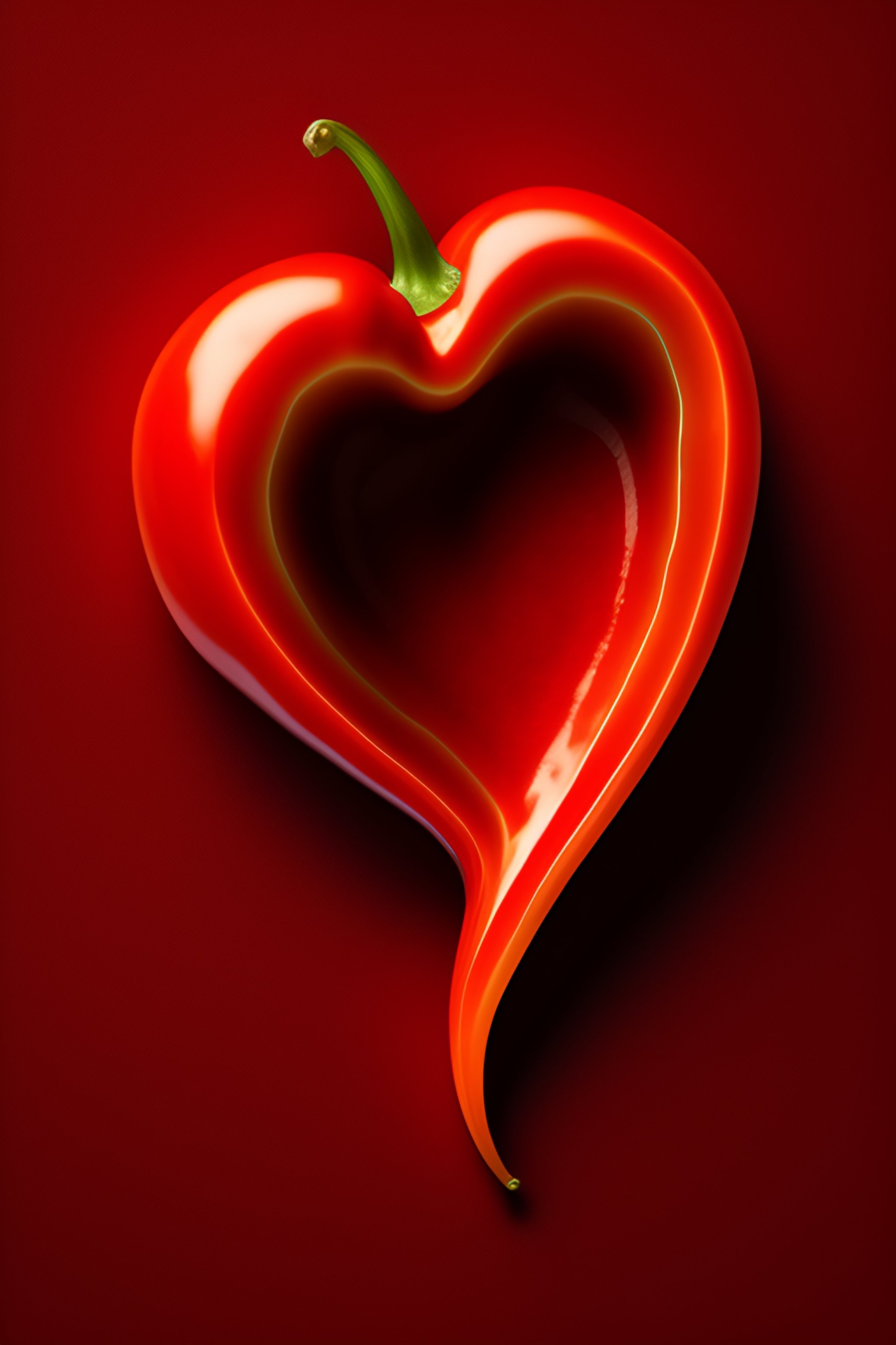 Lexica - A question mark in the shape of red pepper on transparent ...