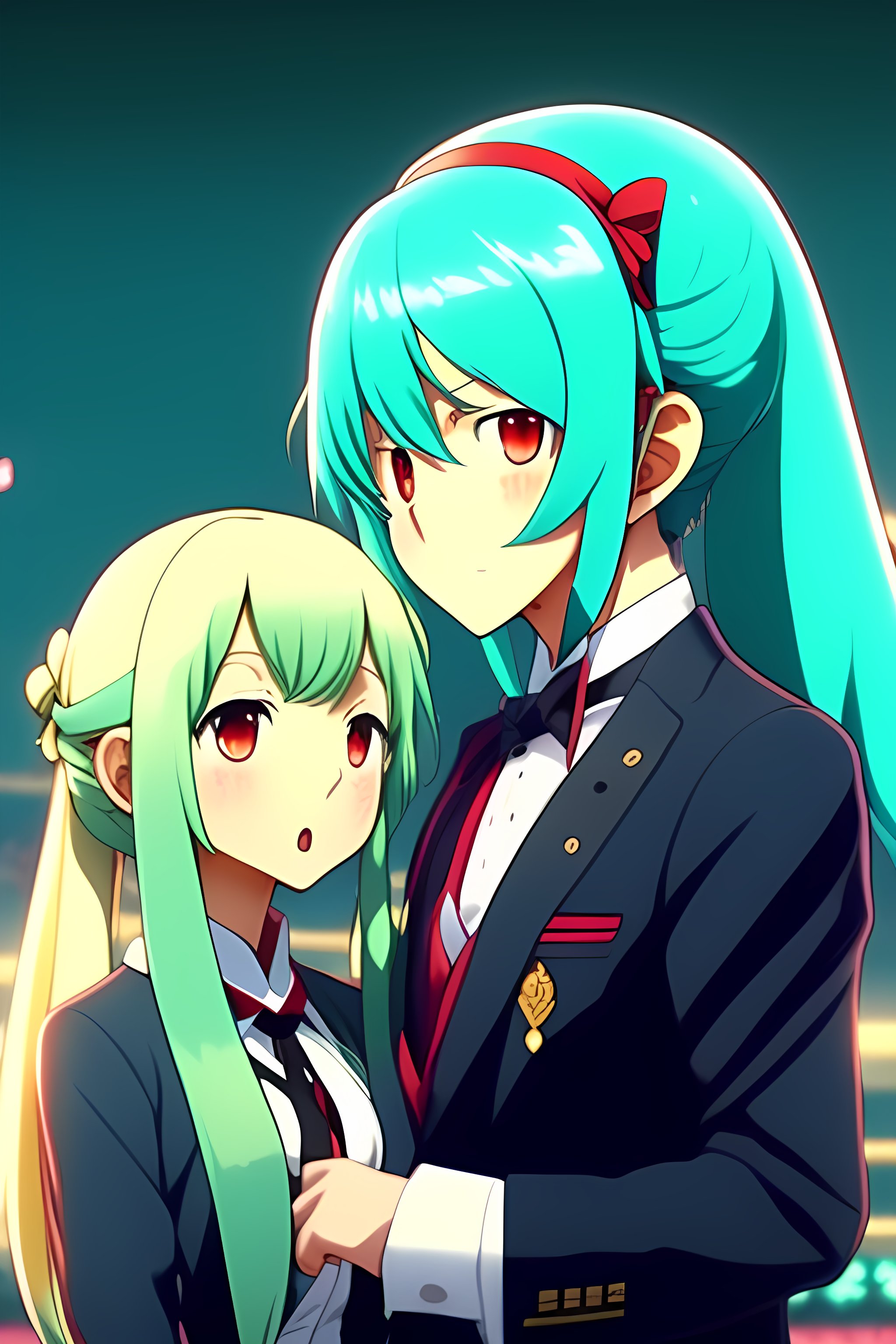 Lexica - Anime Hatsune Miku killing the president