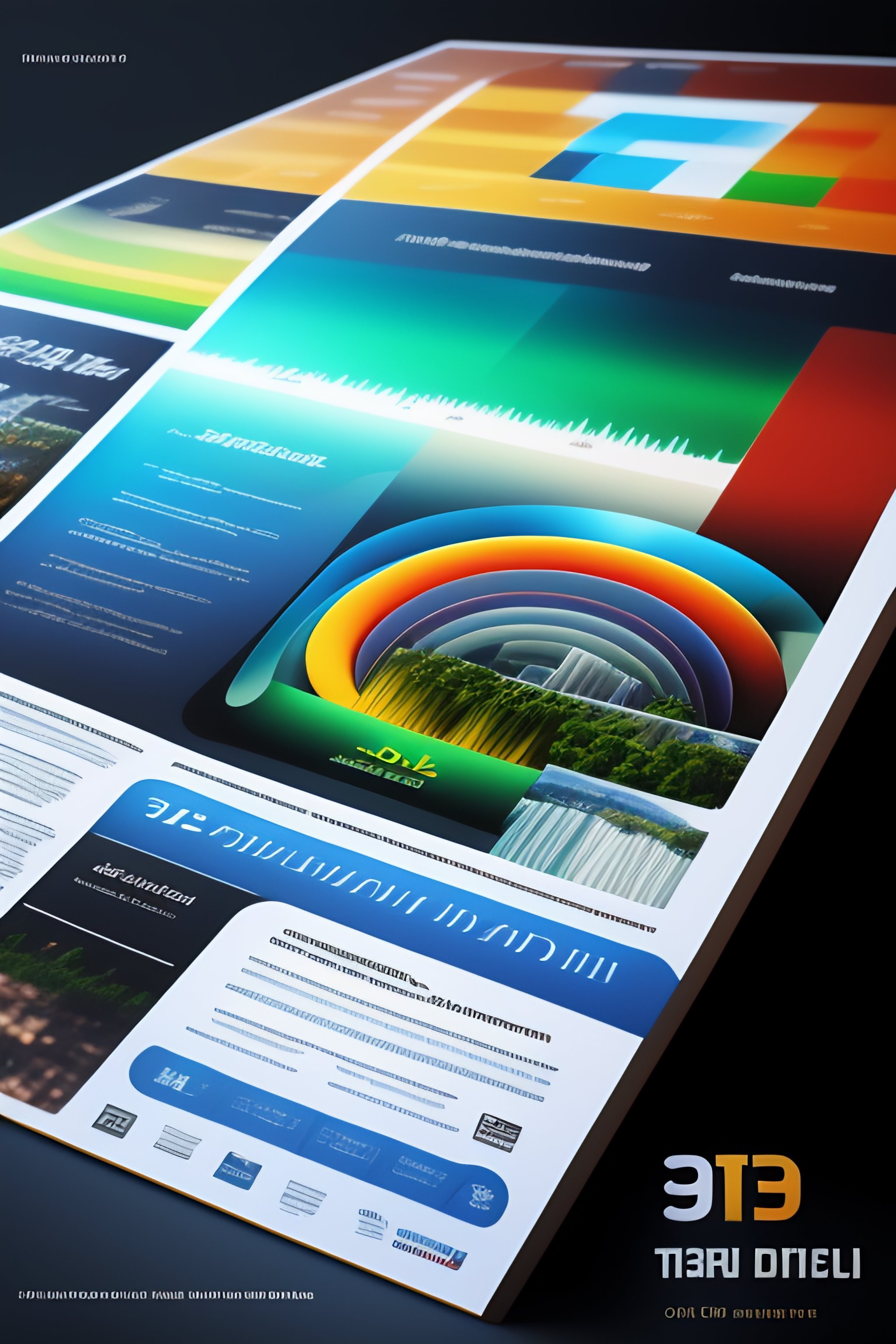 Lexica - Poster presenting 3d data aggregates