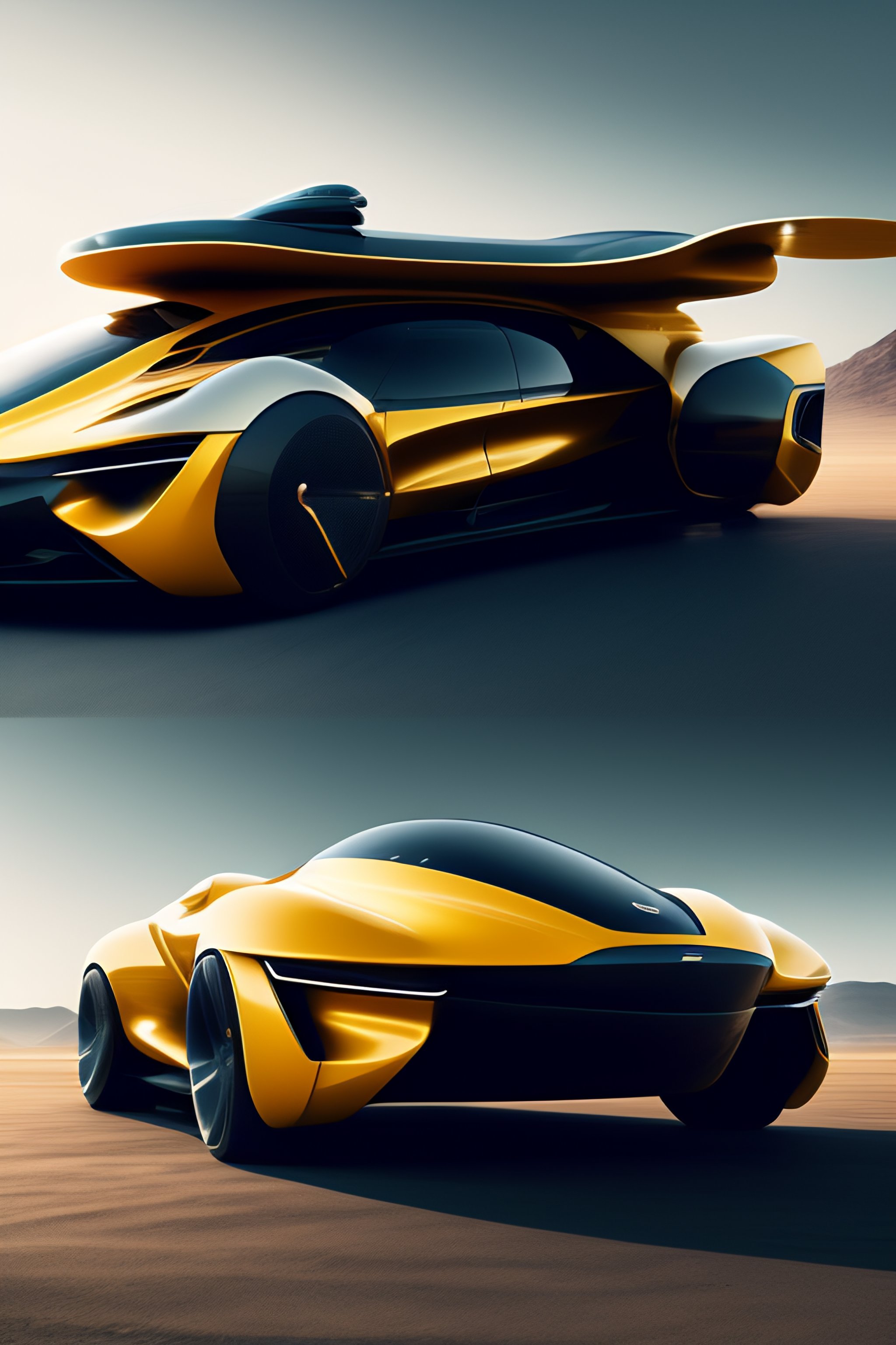 Lexica - A car from the distant future that has the ability to fly