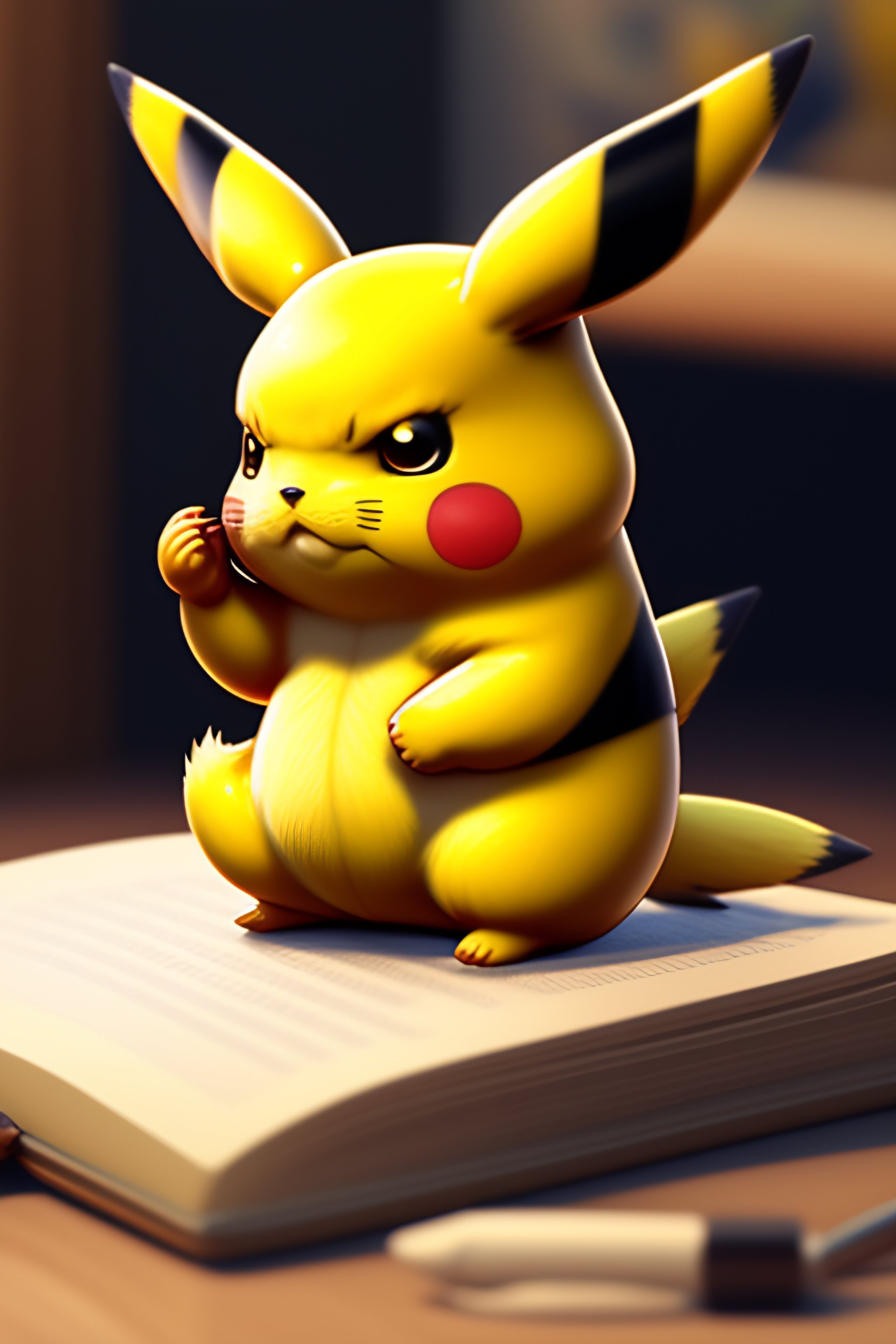 Lexica - Pikachu commiting tax fraud, paperwork, exhausted, cute ...