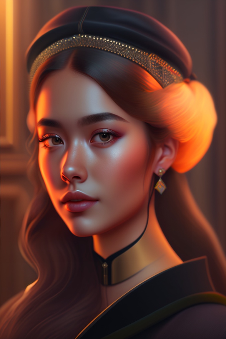 Lexica - In this AI-generated artwork, a subdued evening atmosphere ...