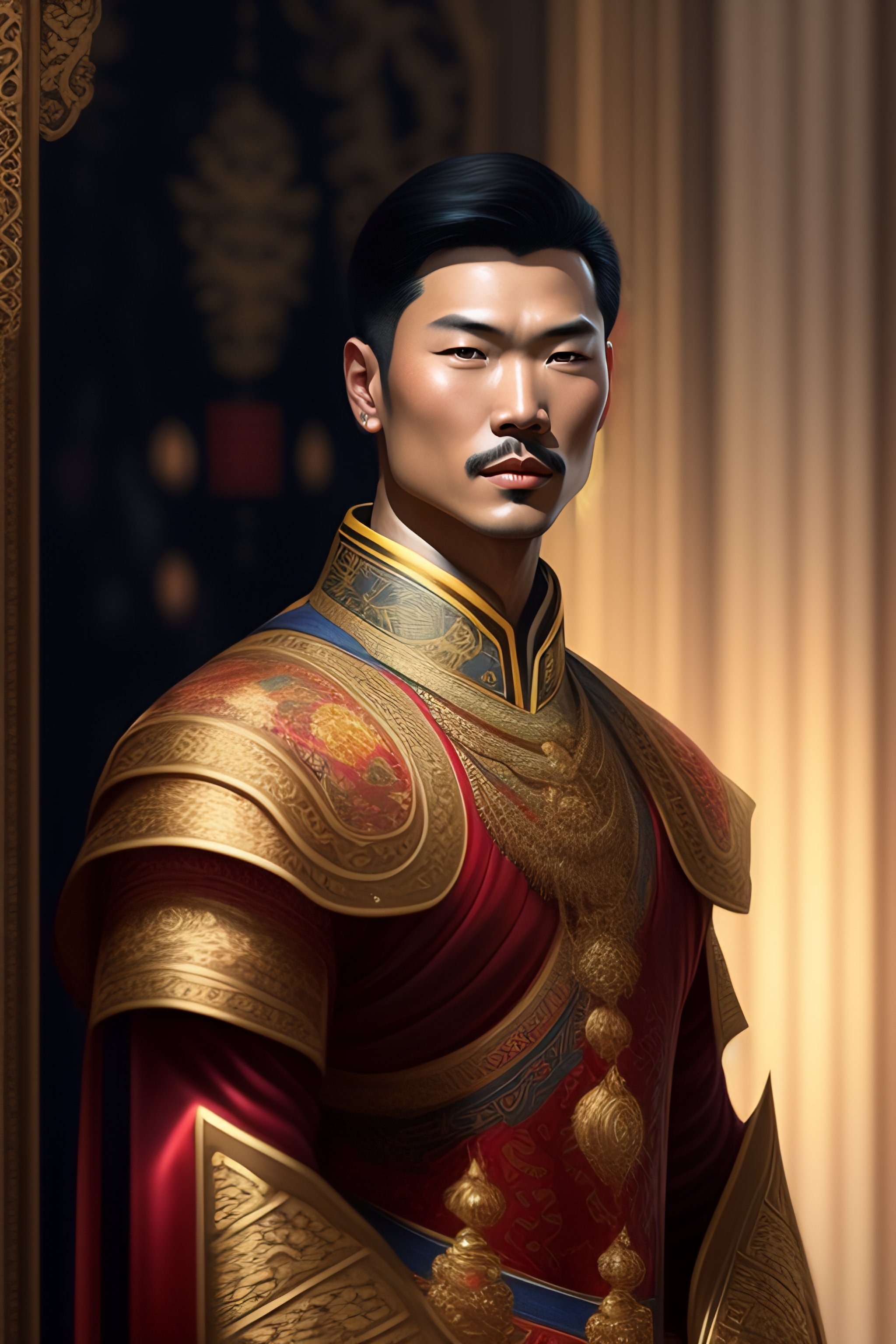 Lexica - Portrait of pedro sanchez, machine face, upper body, decorated ...