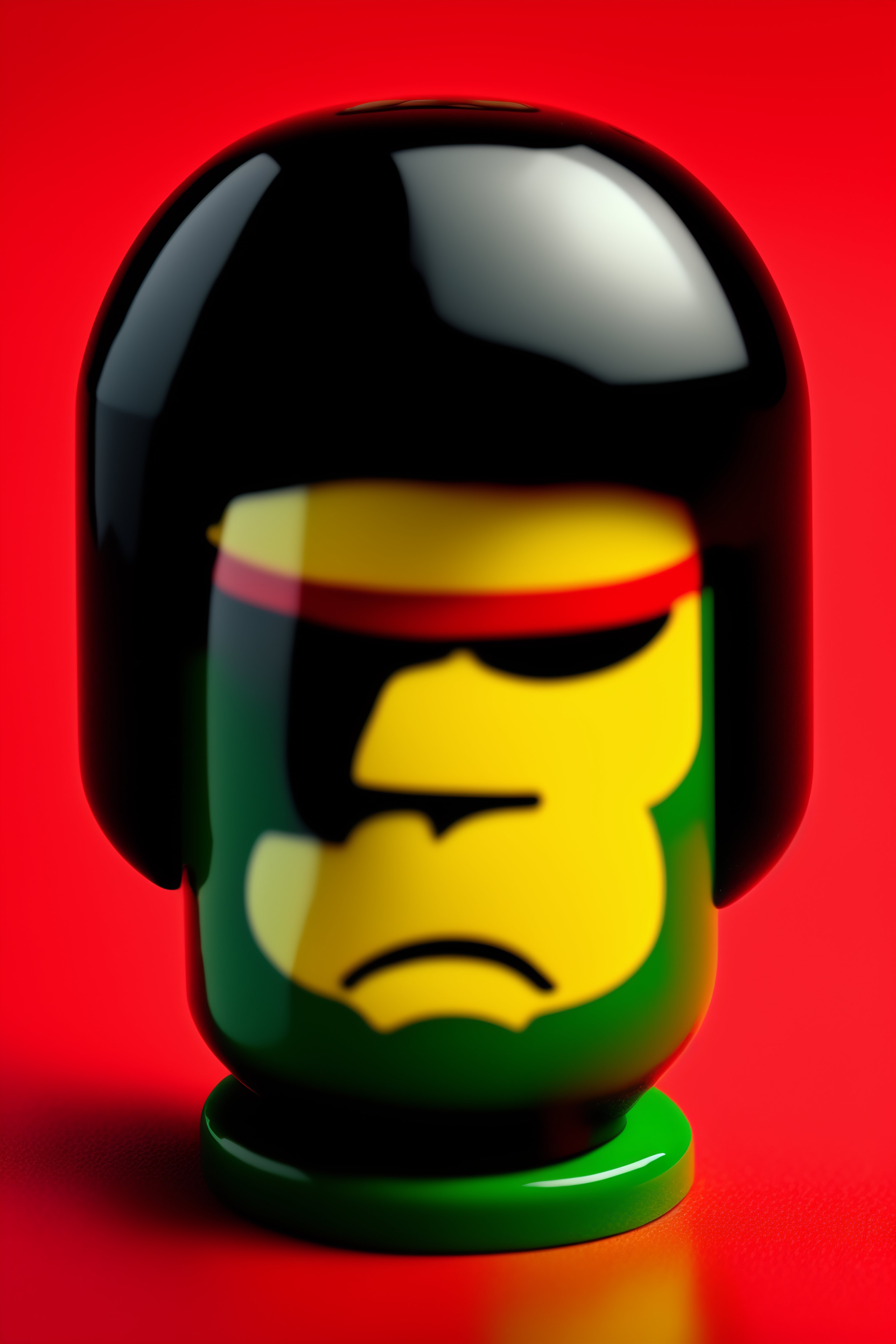 Lexica - Angry lego figure face