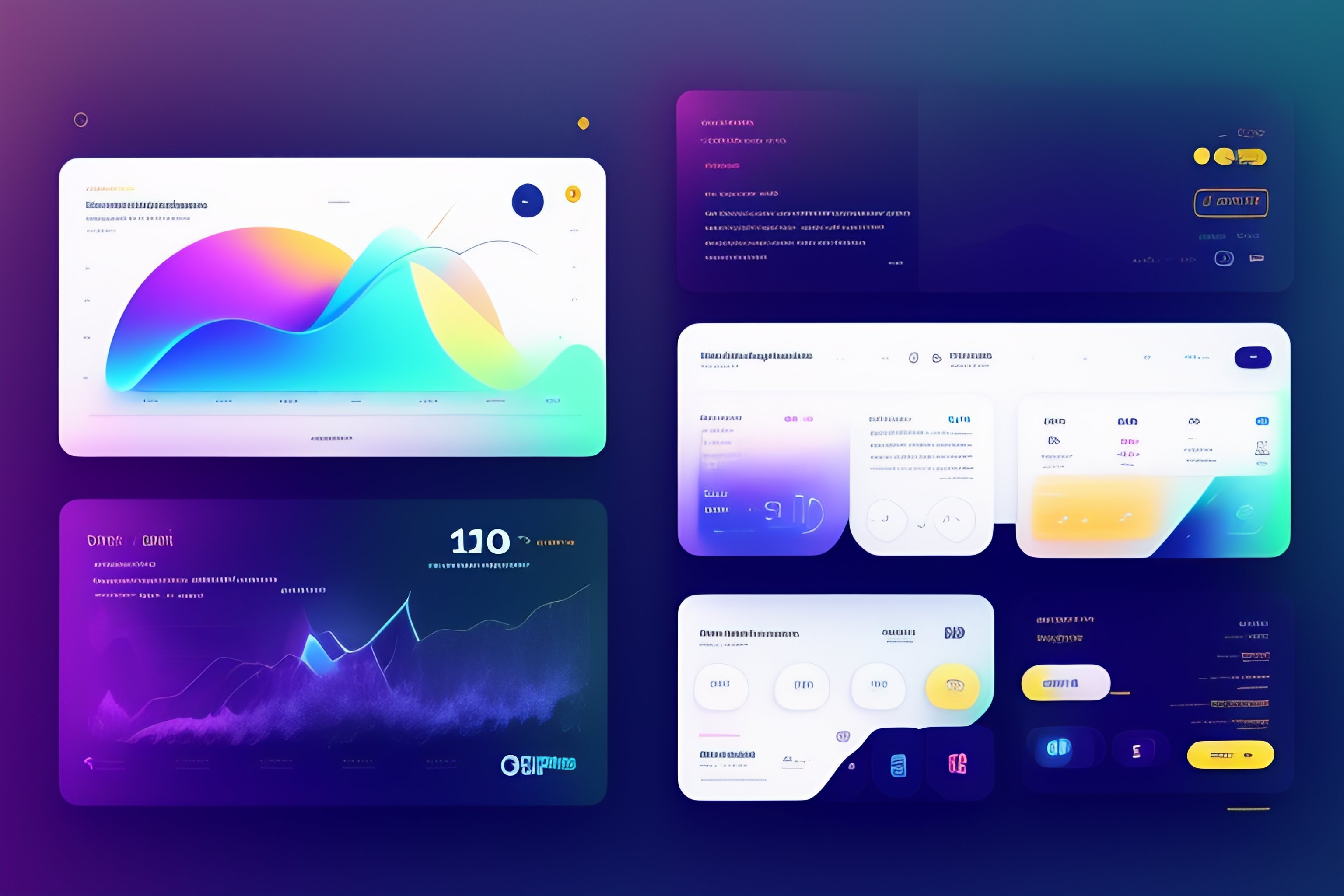 Lexica - Neumorphic Soft UI Kit, UI Design powerpoint, Neumorphism ...