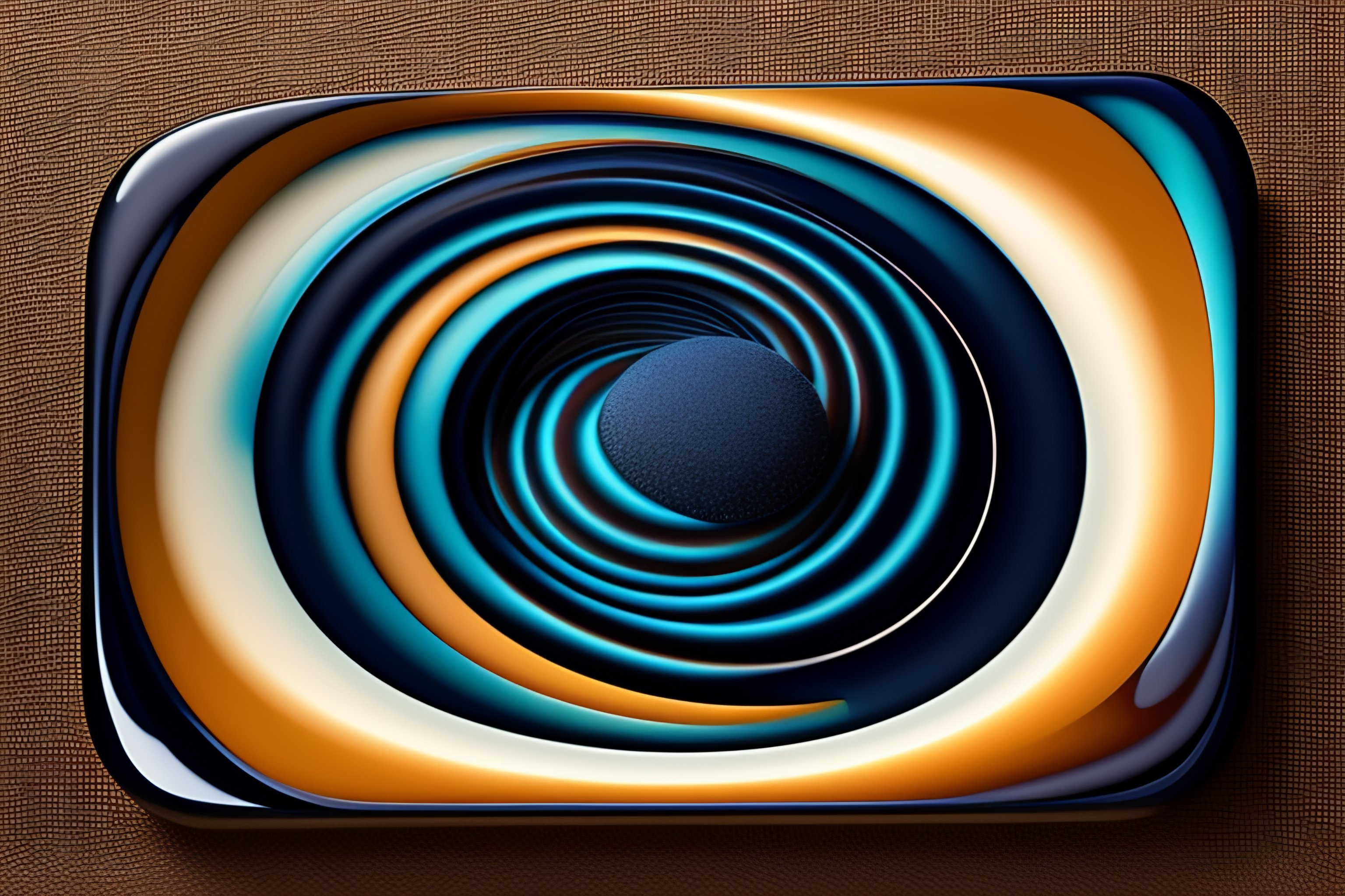 Lexica - 7d black Rugged Blue and Dessert Cream abstract optical ...