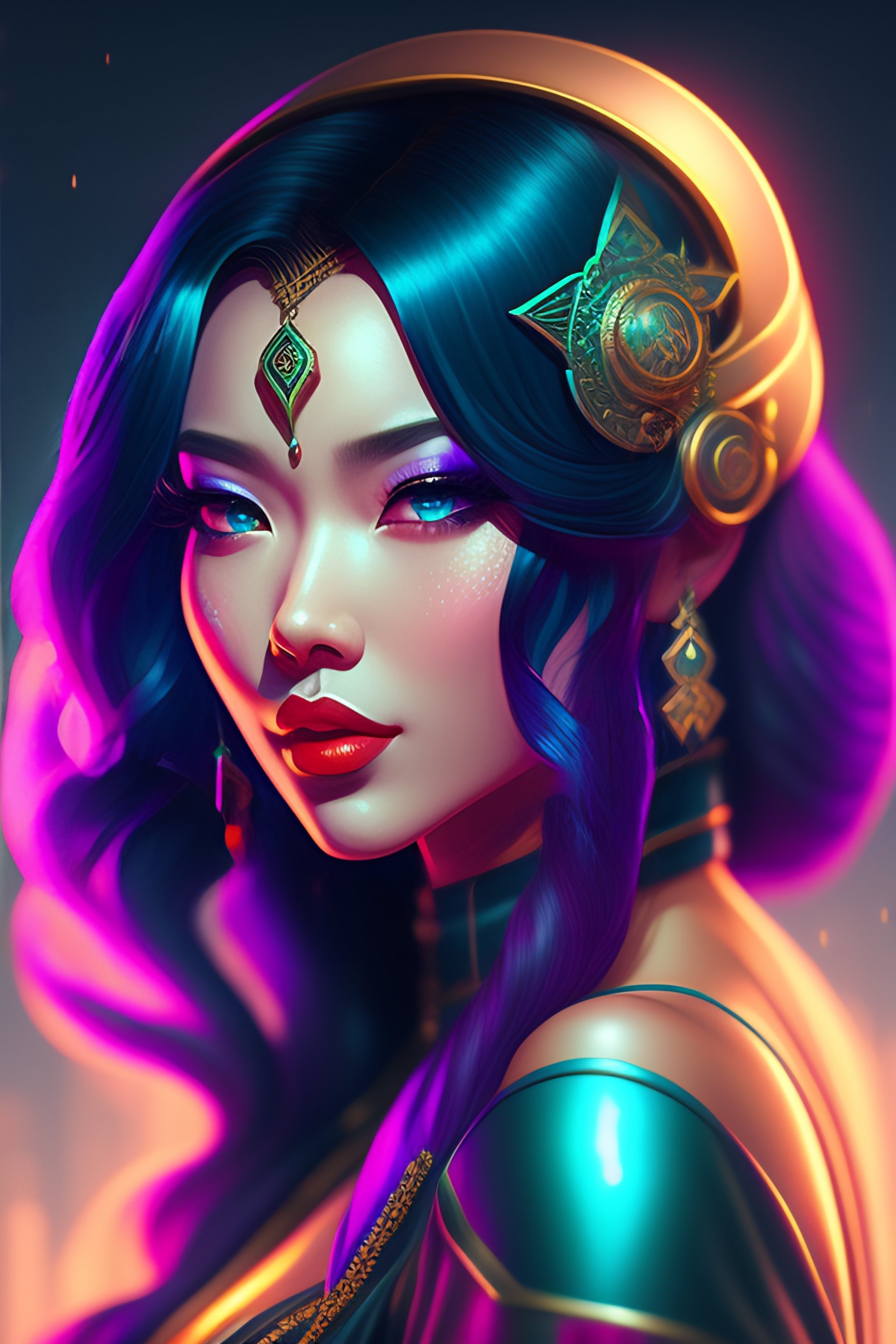 Lexica - Portrait of jinx, league of legends, intricate, elegant ...