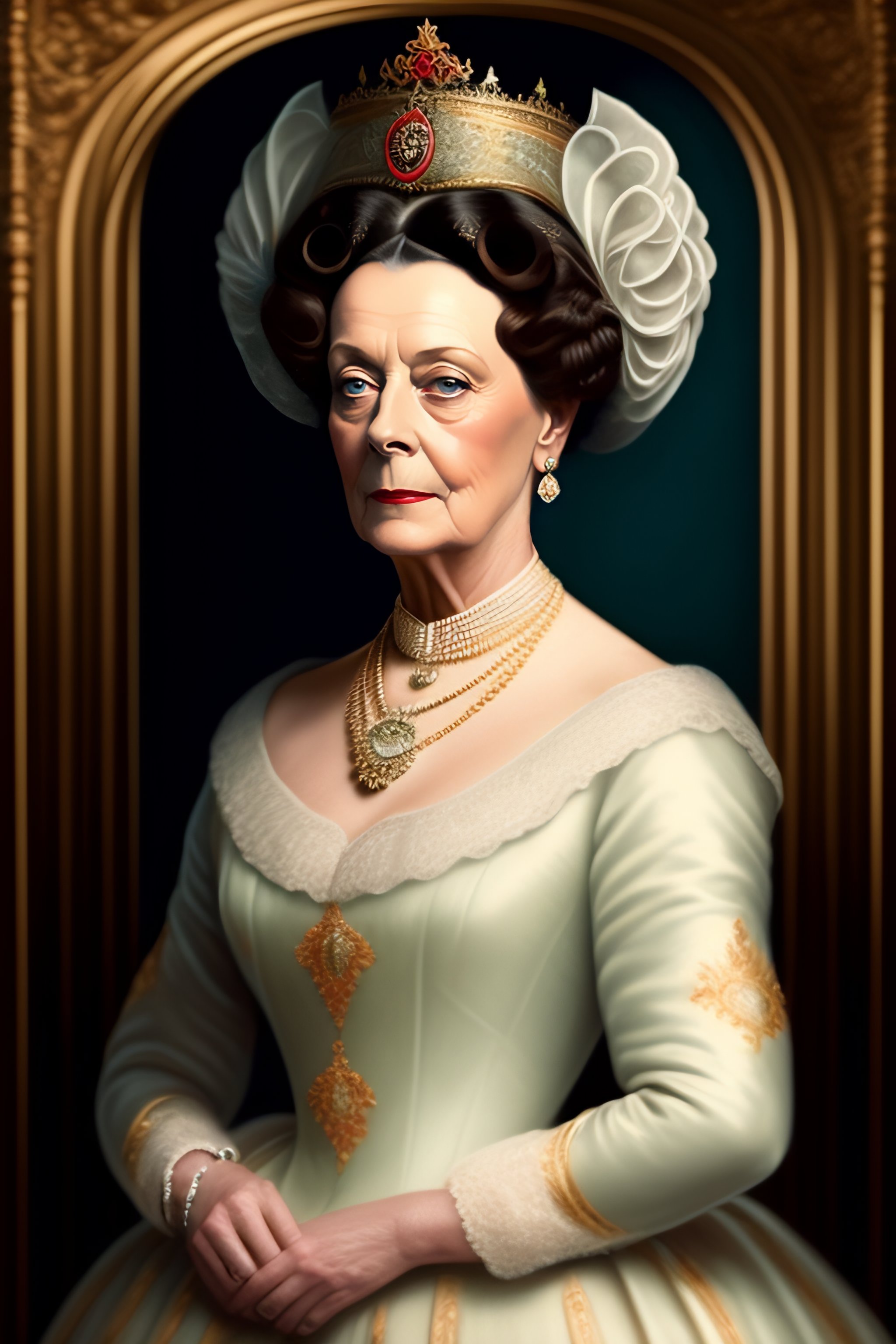 Lexica - 1900s painting of dowager countess of grantham
