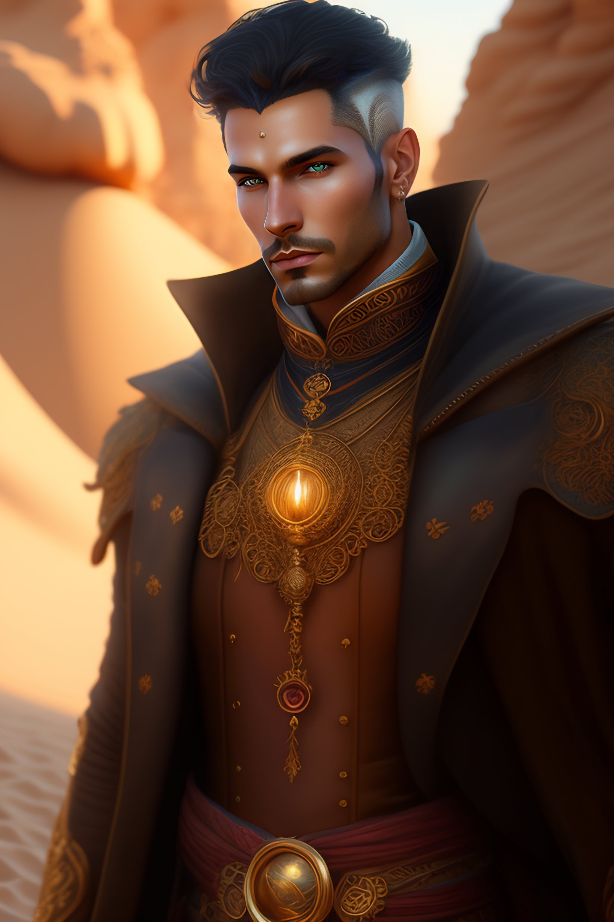 Lexica - Ultra realistic illustration of steampunk magical sandman male ...