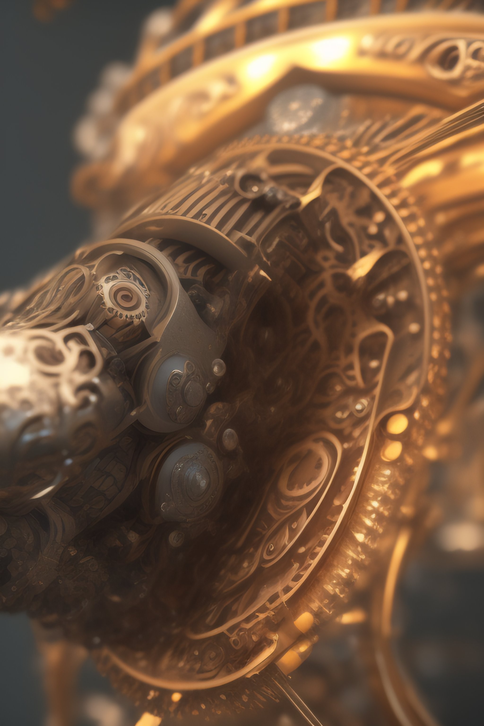 Lexica - Steampunk, science fiction, eagle, clock gears, metal, hyper ...