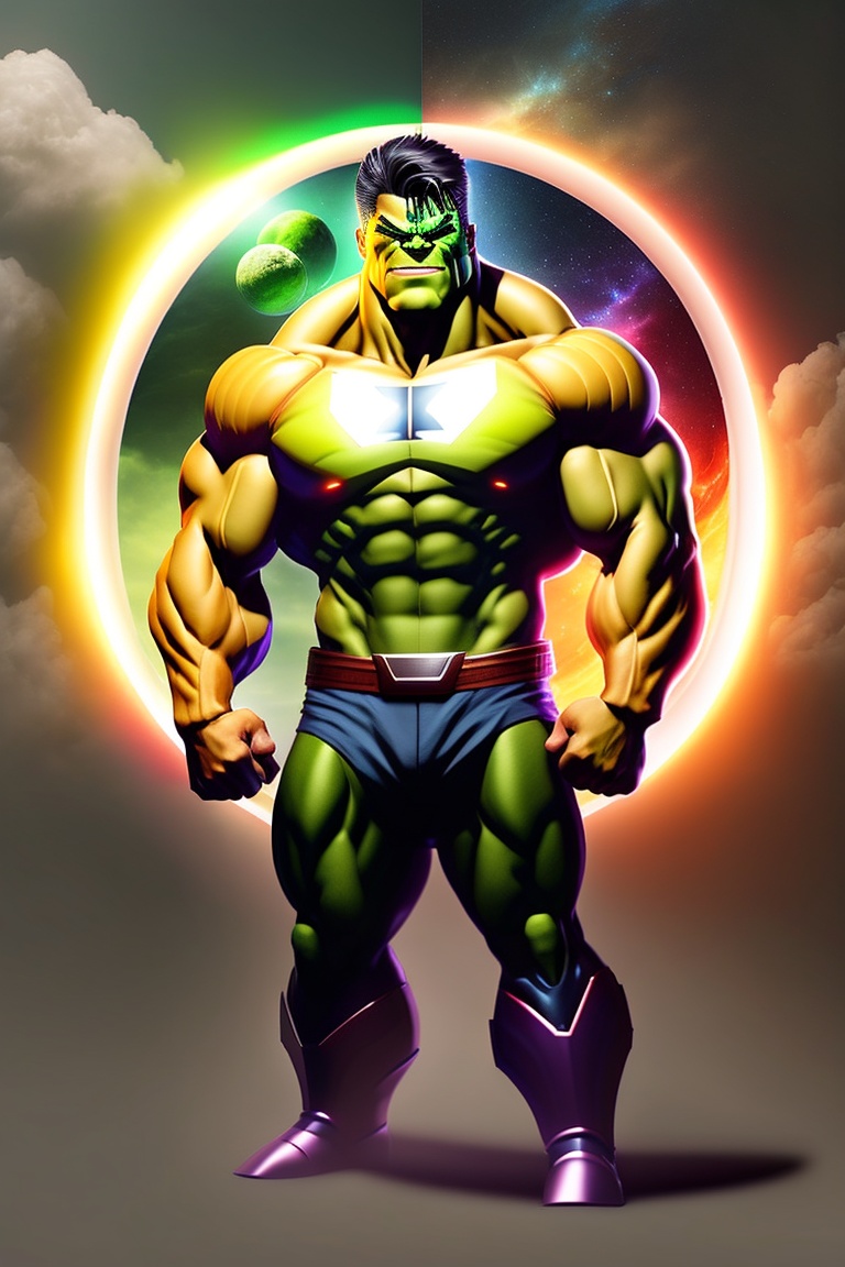 Lexica - Hulk, Sun, Space, warrior , muscles