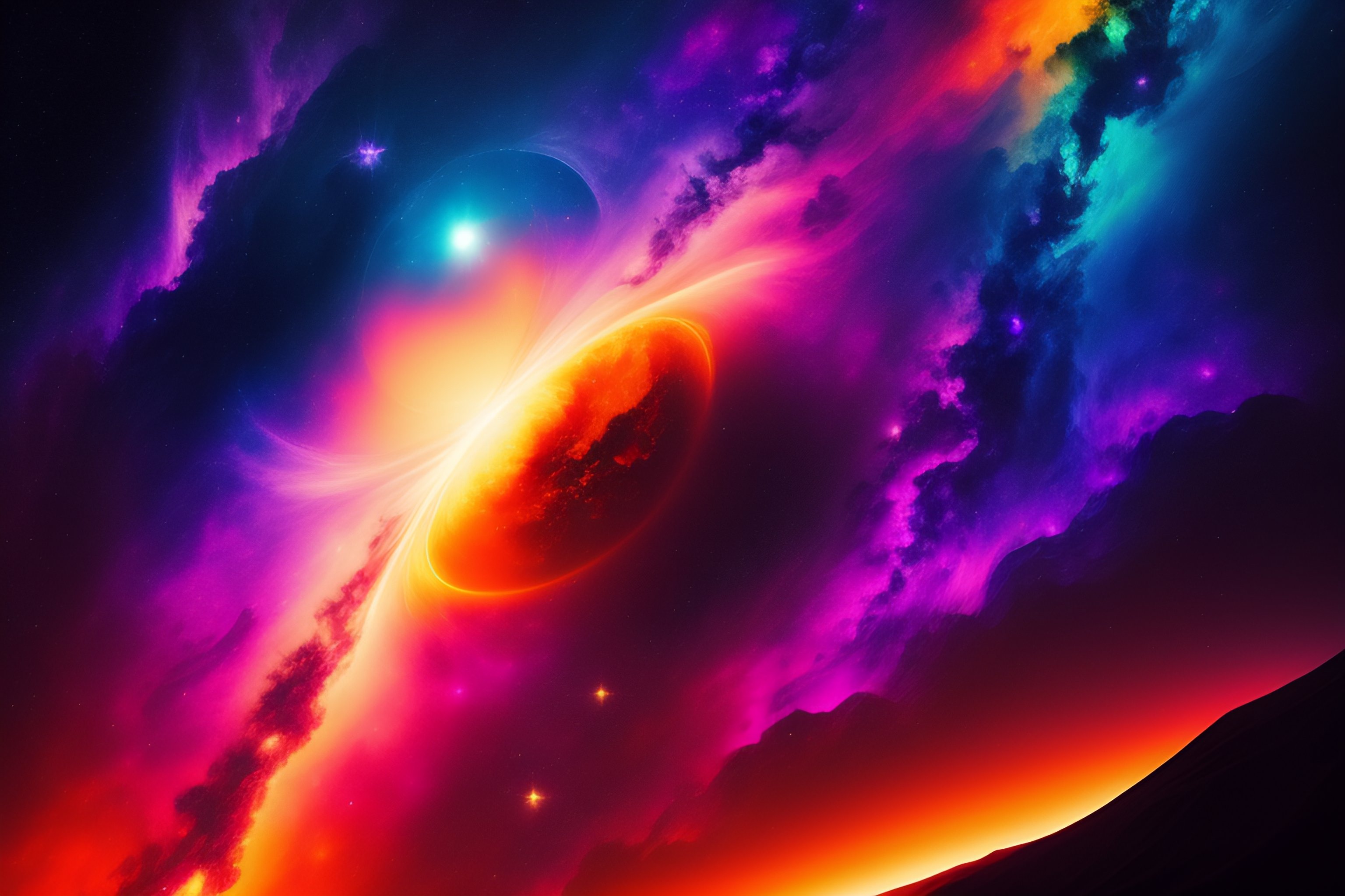 Lexica - Neuronal connections, cosmos, interstellar, evocative, vibrant ...