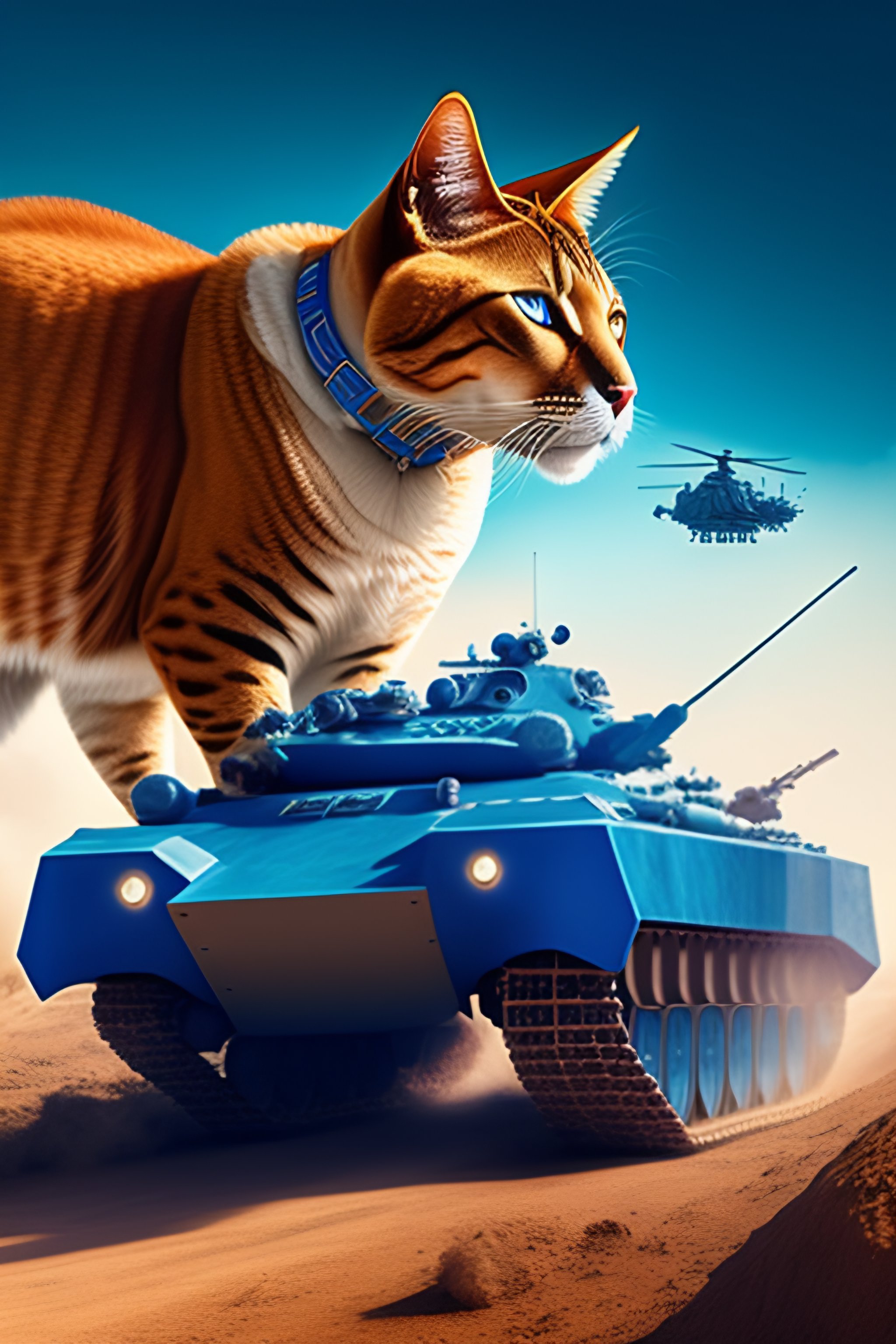 Cats Driving Tanks