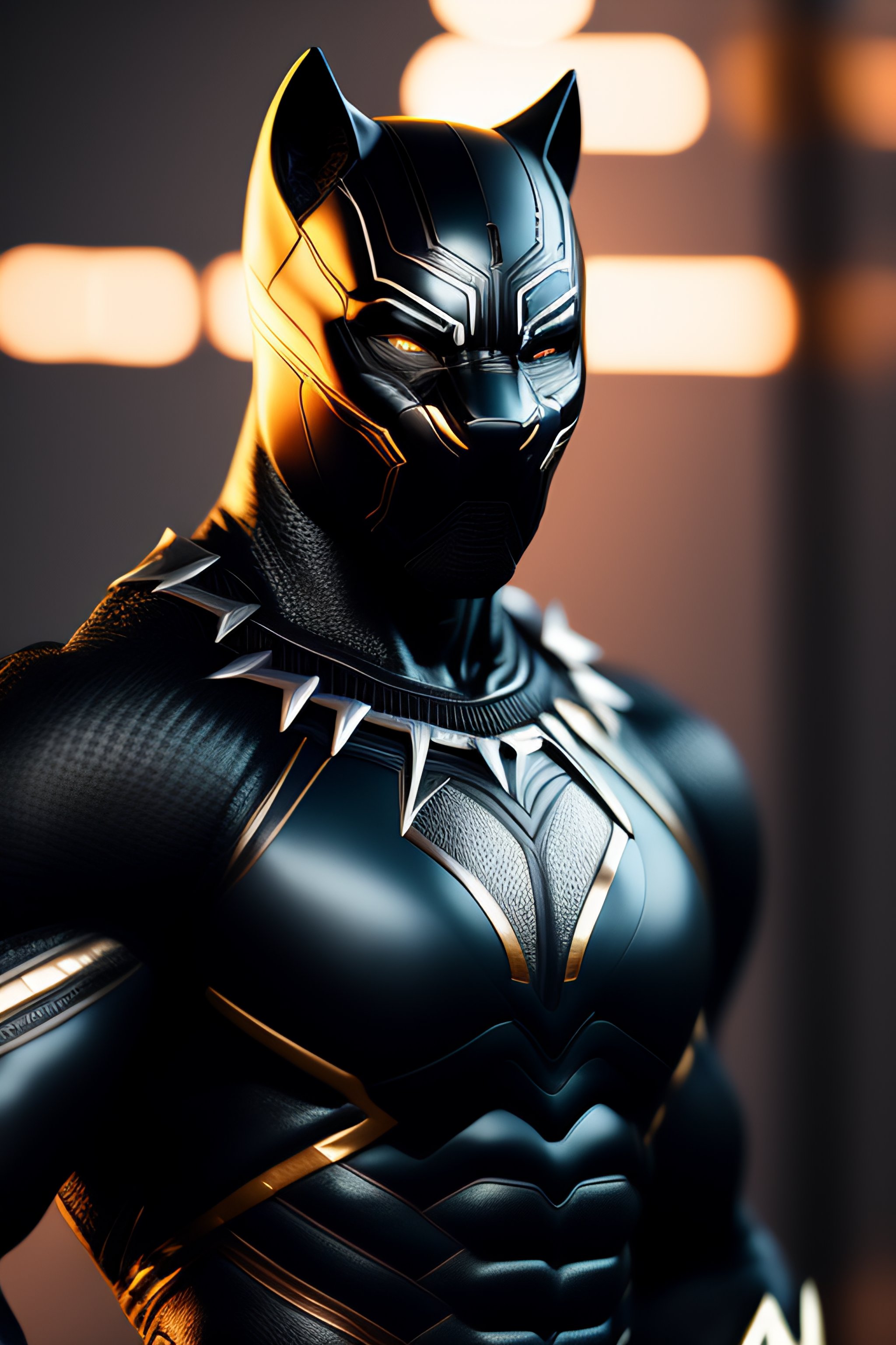Lexica - Superhero black panther, highly detailed, unreal engine 5 ...
