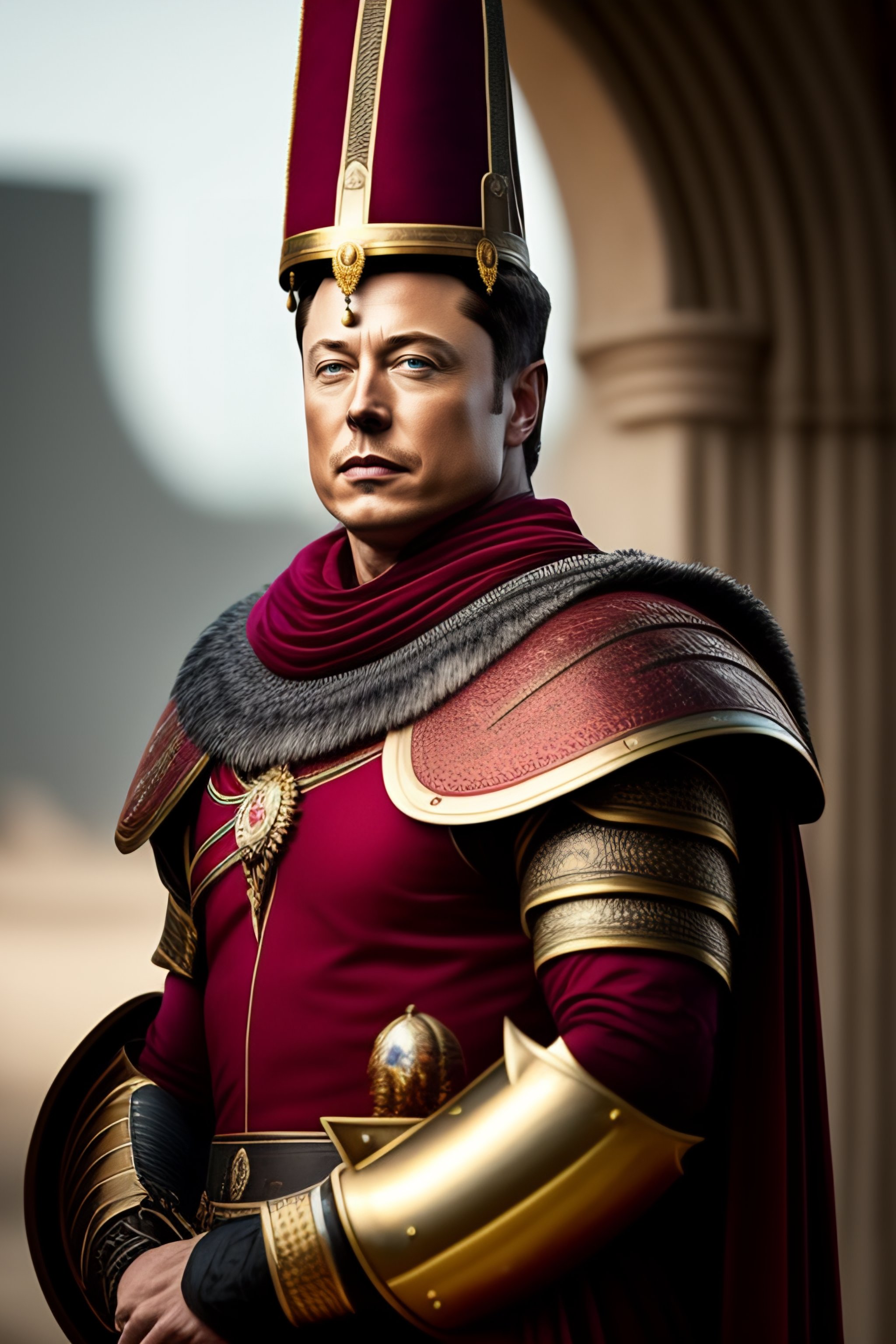 Lexica - Elon musk as roman centurion