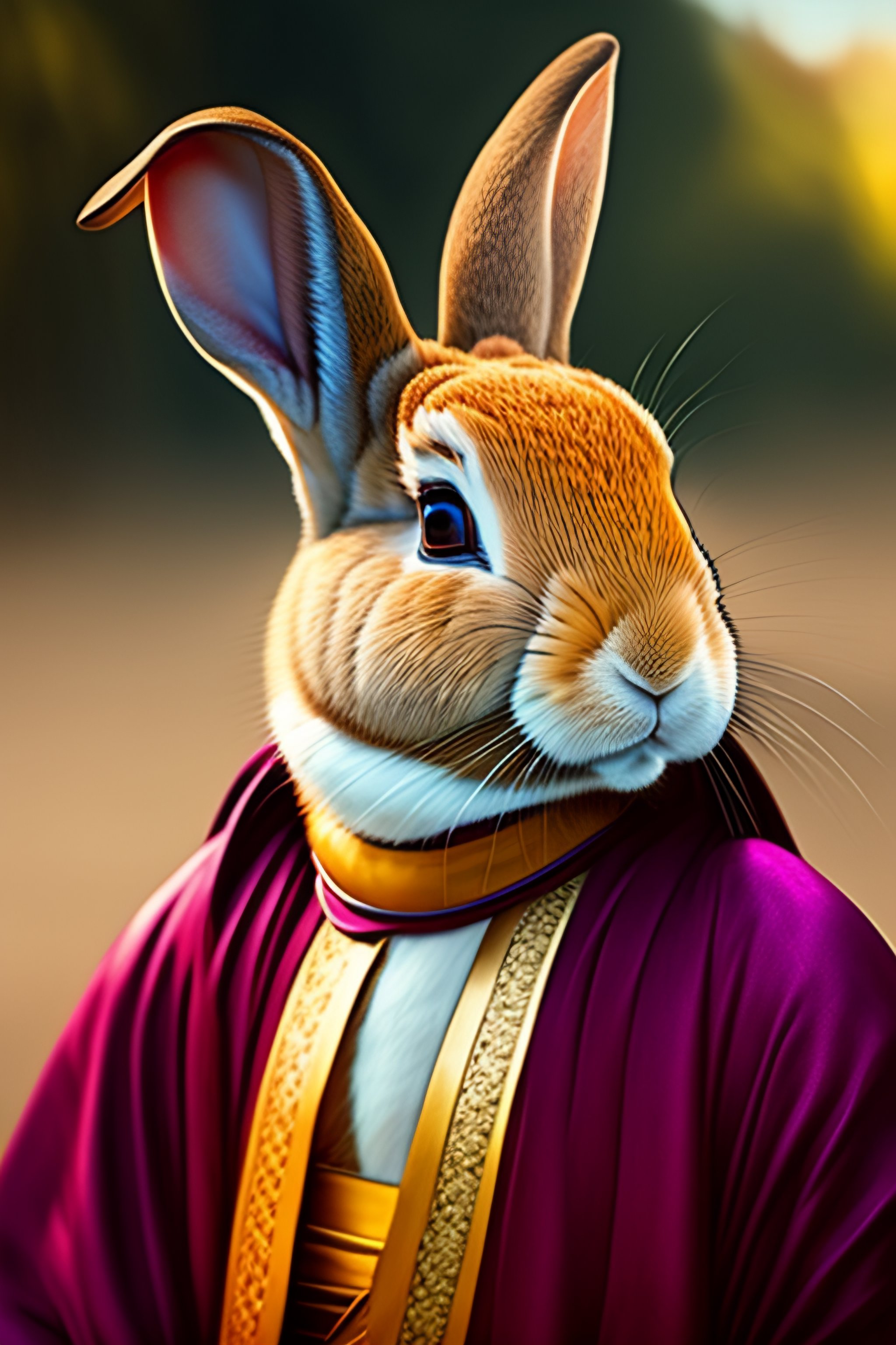 Lexica - Rabbit wearing Han bok