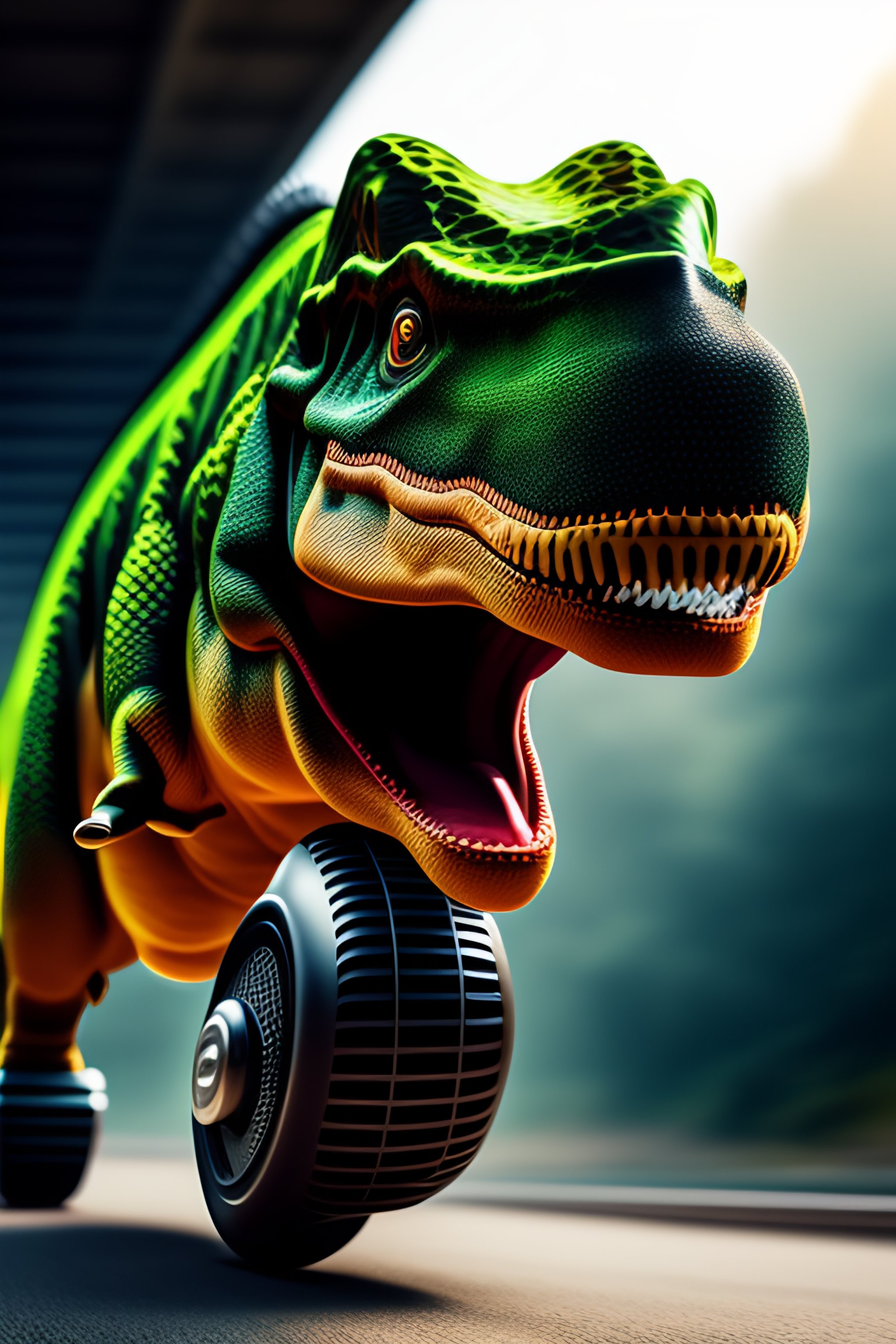 Lexica - Dinosaur kick scooter