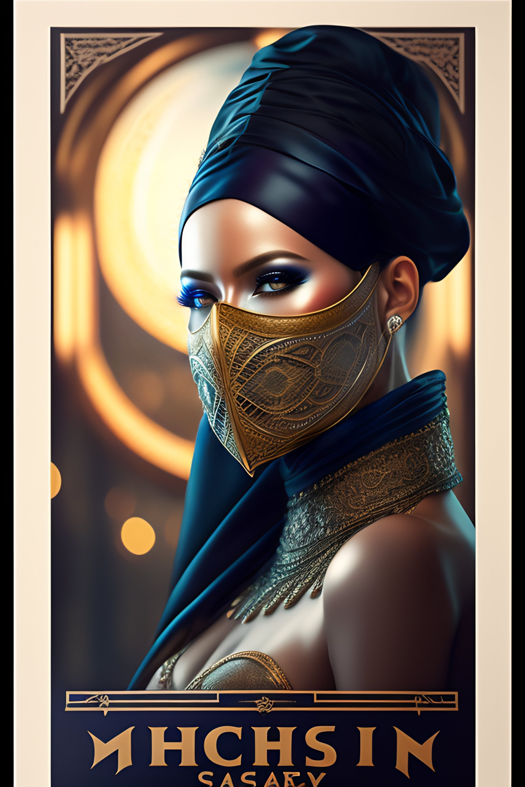 Lexica - Vintage poster 1920, mechanic, mask intricate, veil, porcelain ...