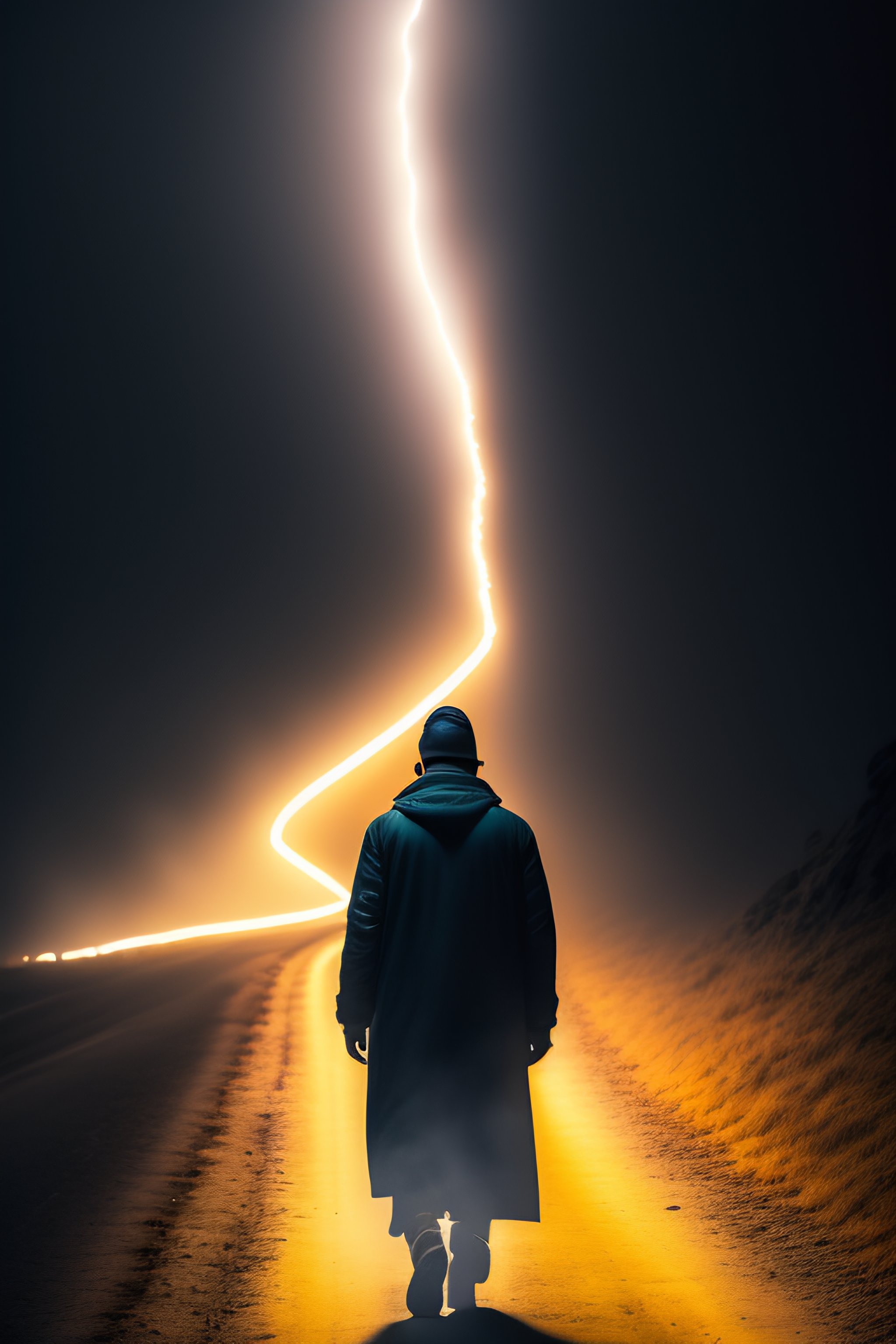 Lexica - Man walk in the Darkness with a lot of spirit