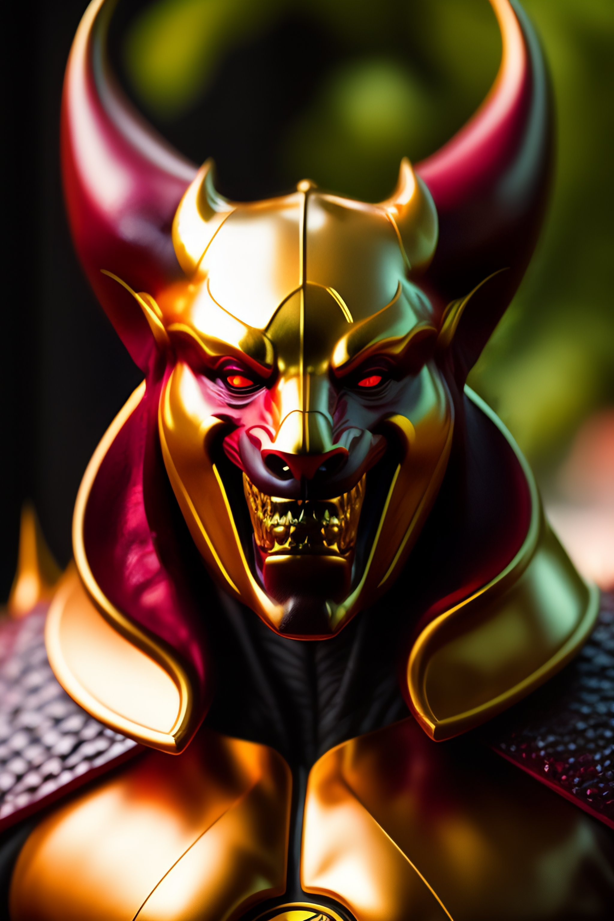 Lexica - The Wake Forest Demon Decon mascot as a villain