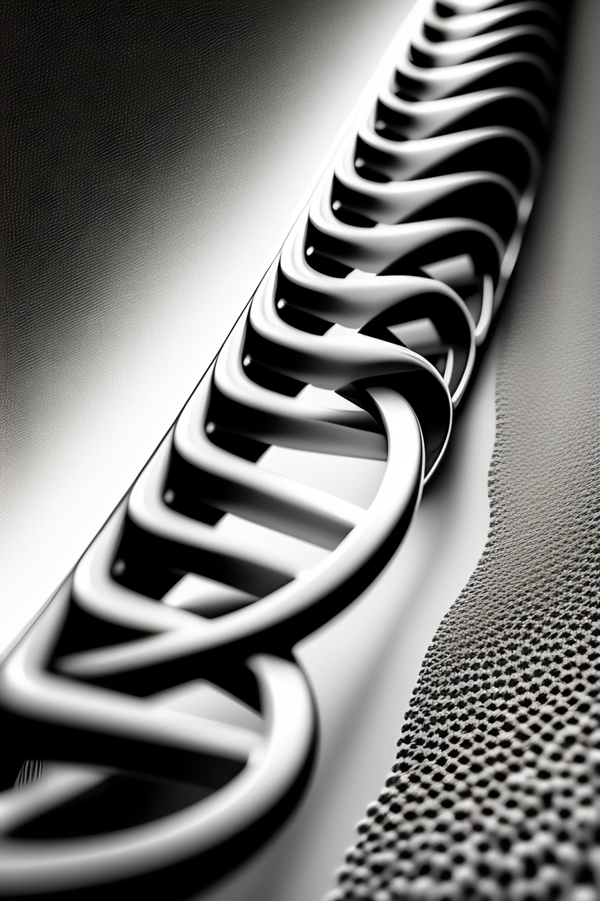Lexica - Building wall image of intertwined dna helix,black and white ...