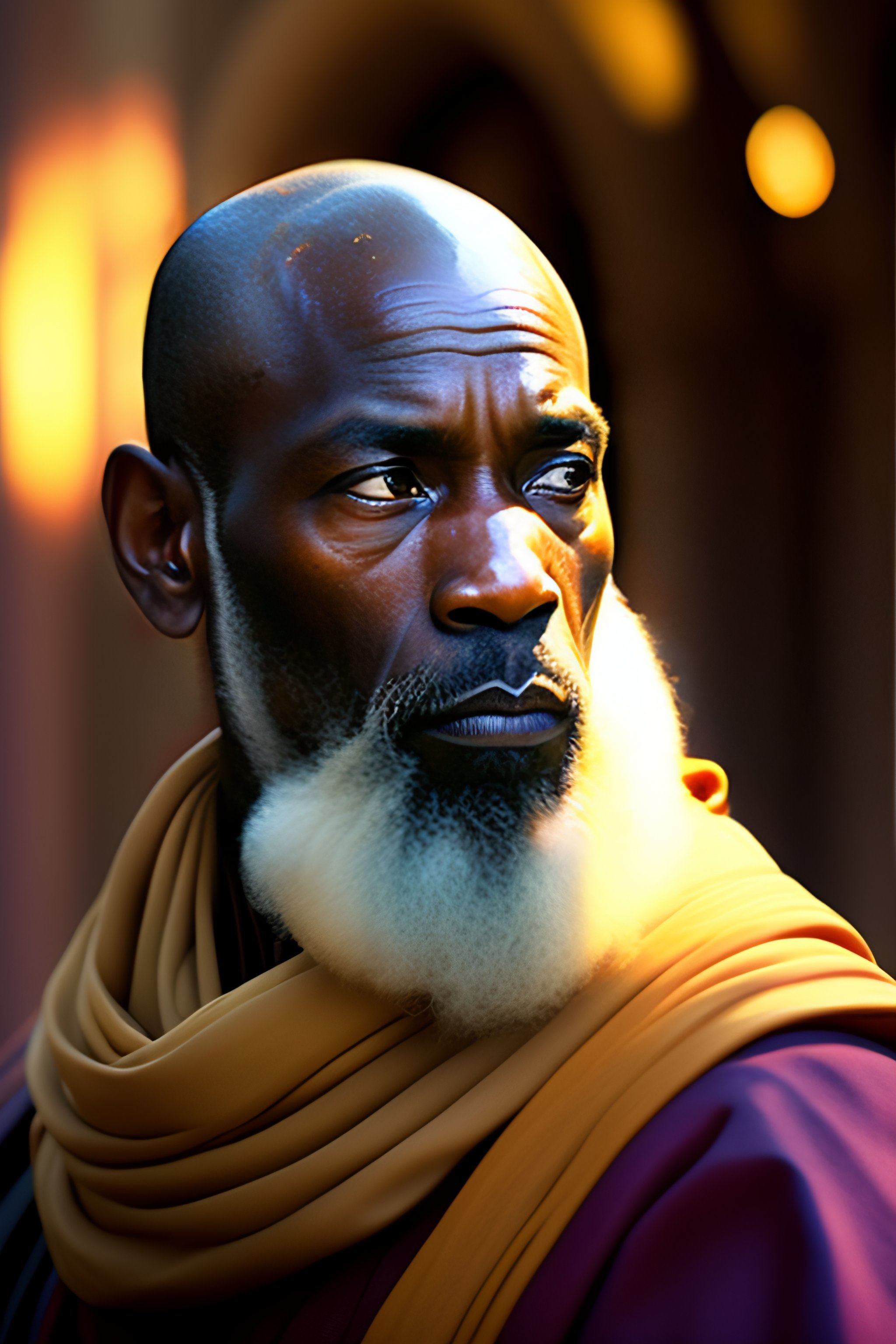 Lexica - Monk with a camera, disney, pixar