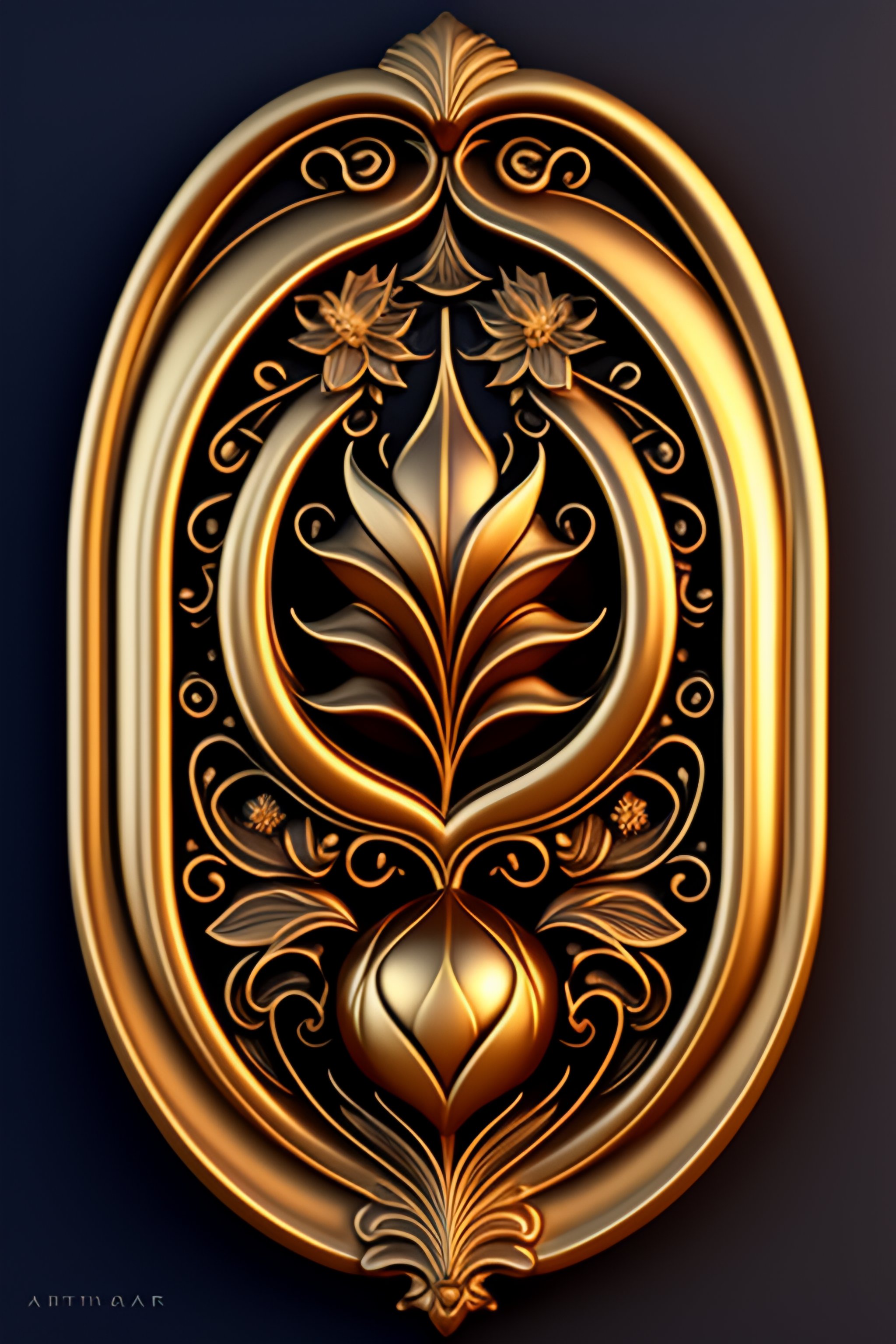 Lexica - Beautiful decorative classical ornamental emblem, sacred mage ...