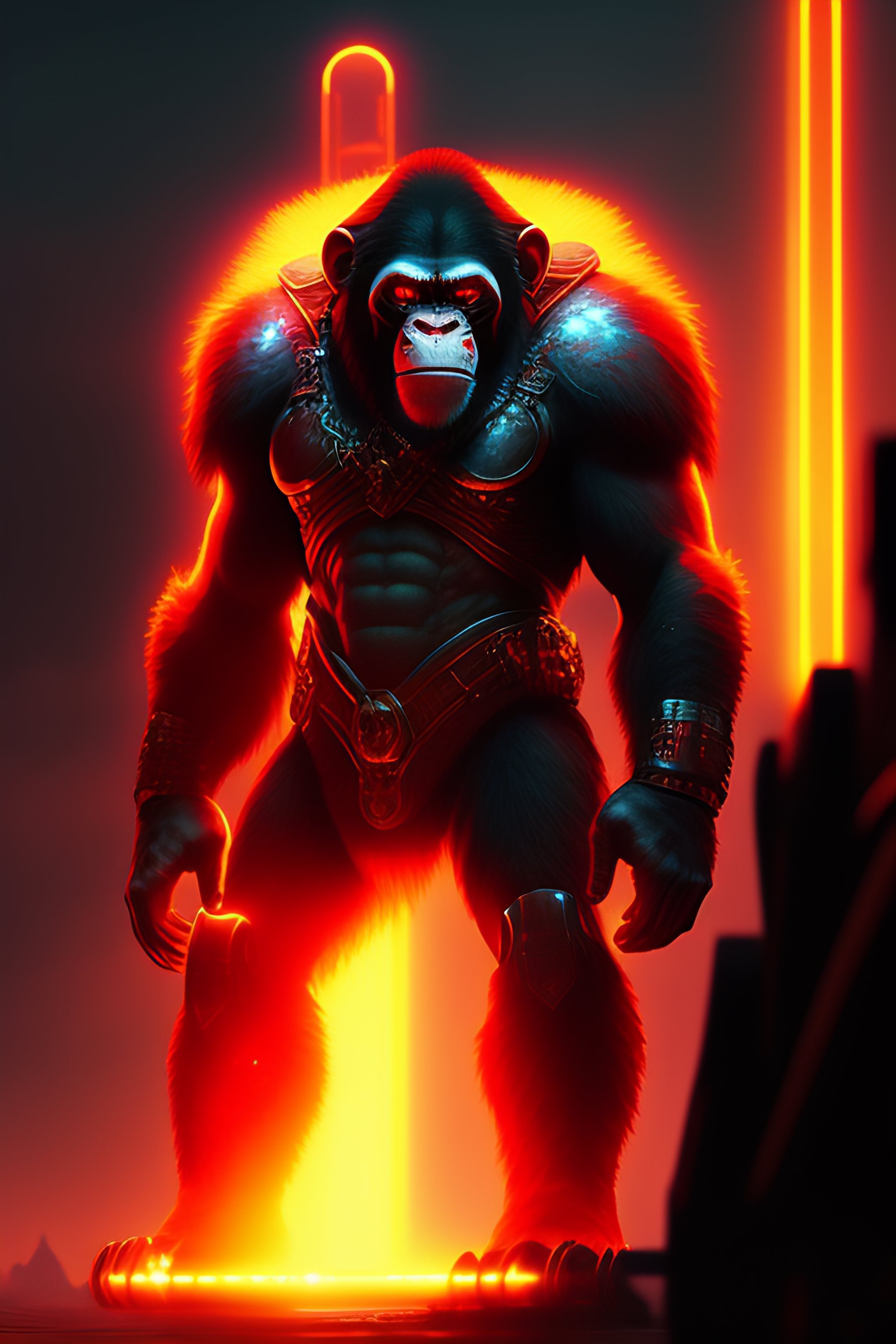 Lexica - A biomechanical cyborg ape from planet of the apes, with one ...