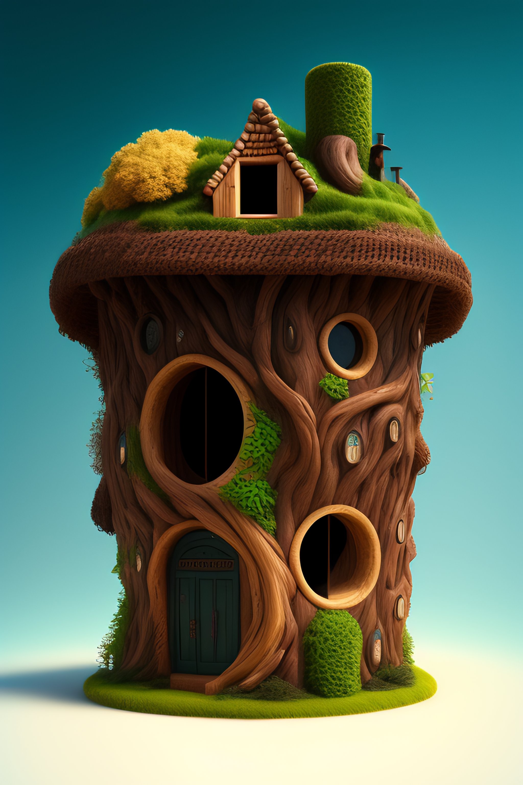 Lexica - A house made out of groot