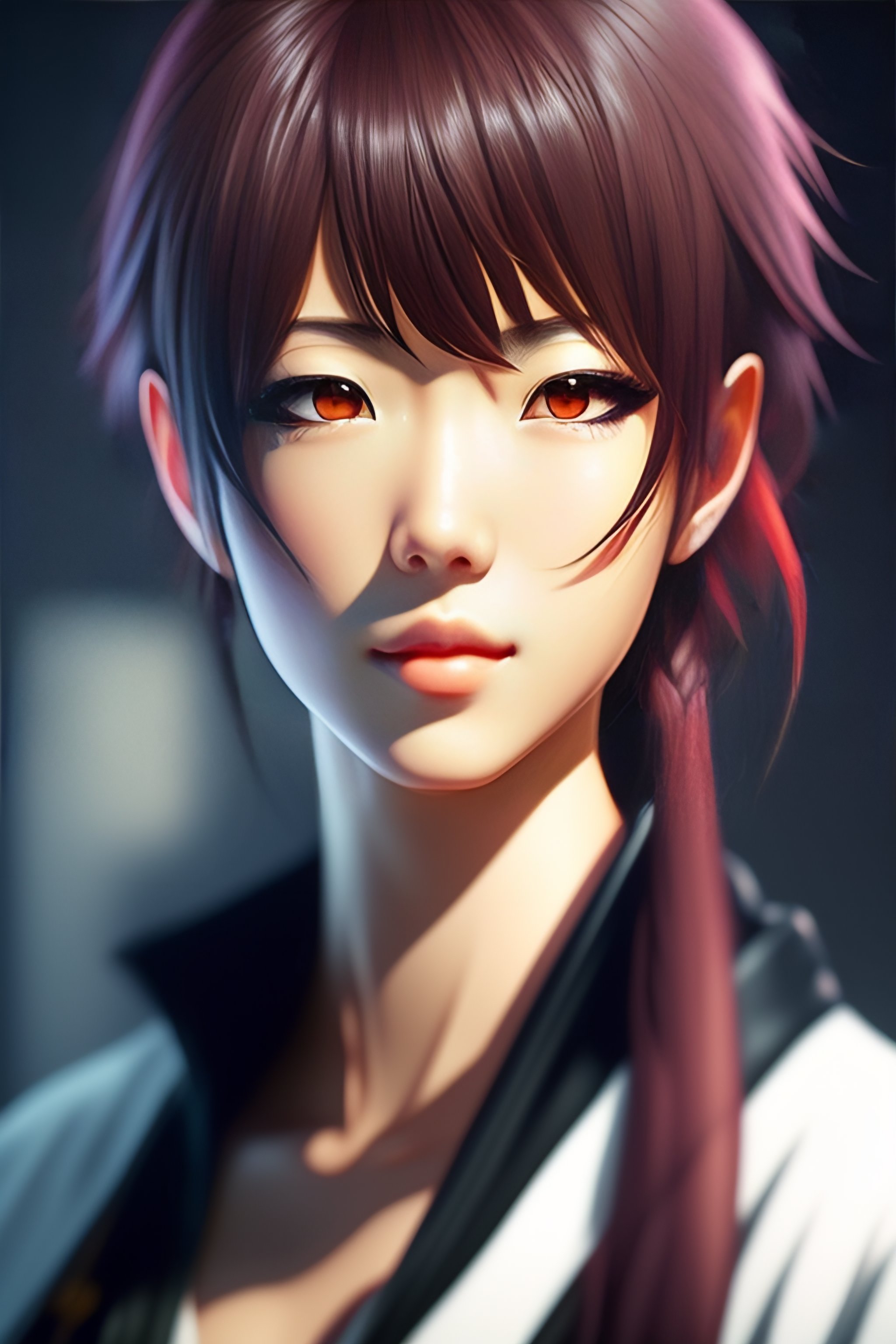 Lexica - Portrait of an anime character hyper realistic