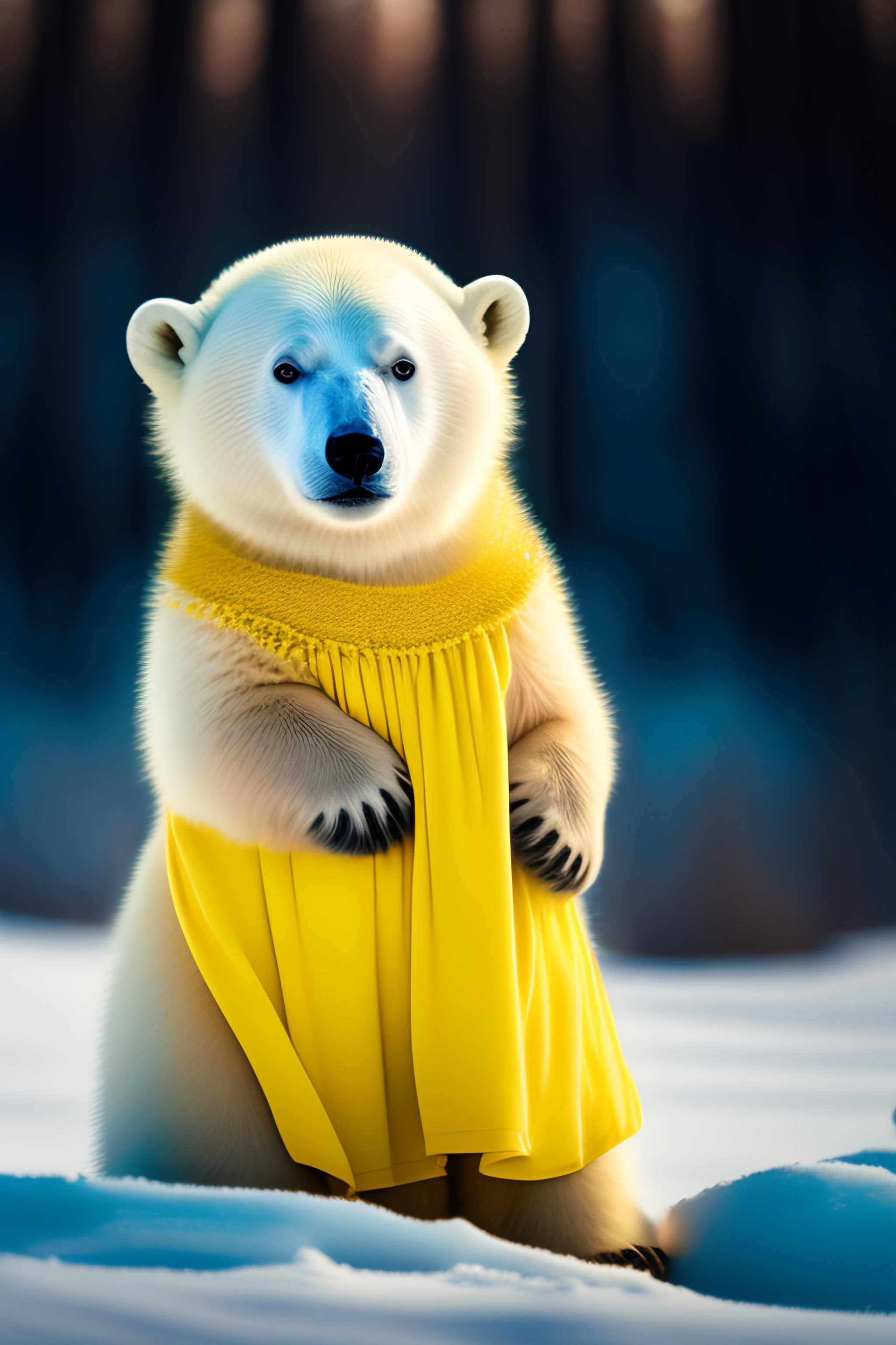 Yellow Polar Bear