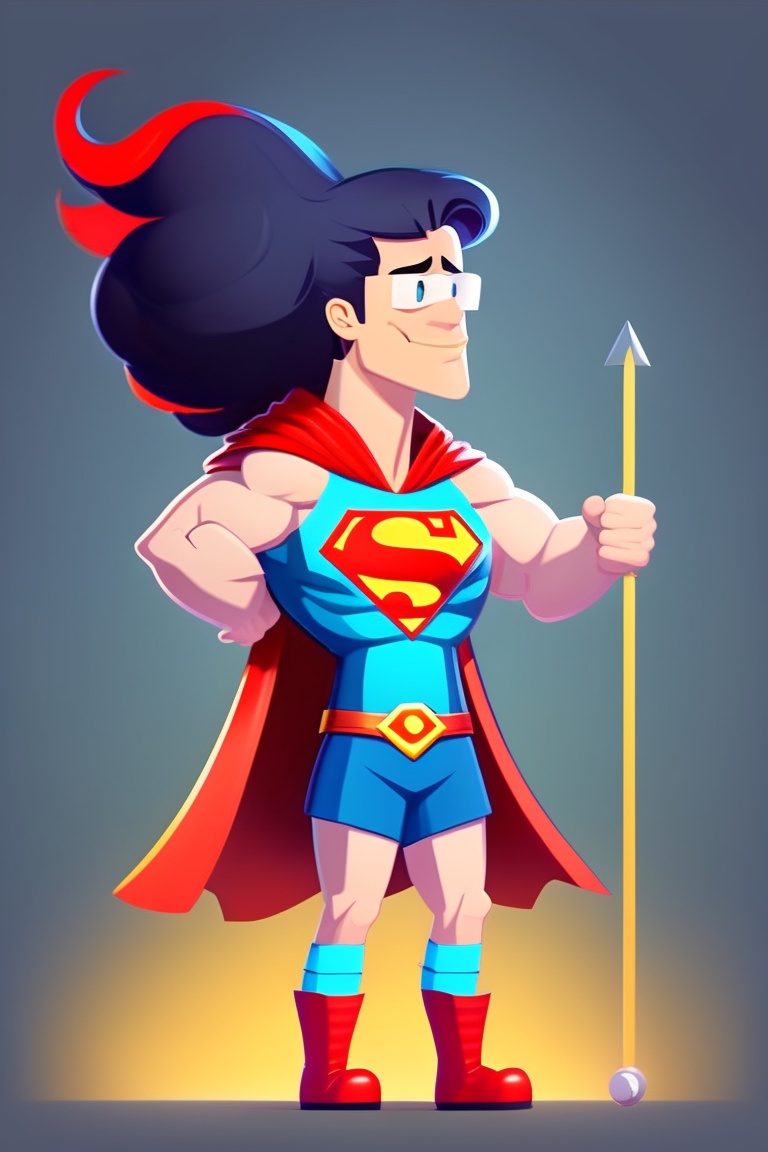 Lexica - A super hero cartoon representing abstinence, self-control ...