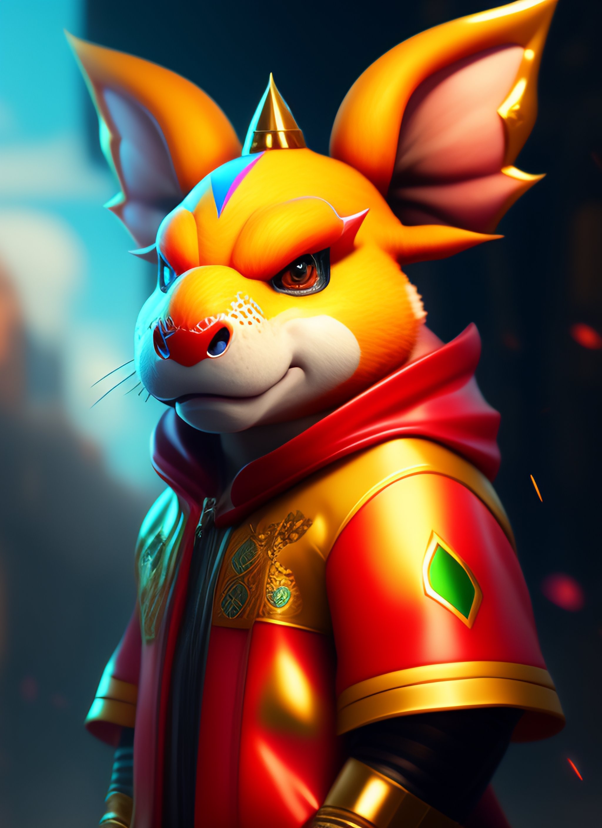 Lexica - Portrait of Bowser Jr., colorful fantasy landscapes, colorful ...