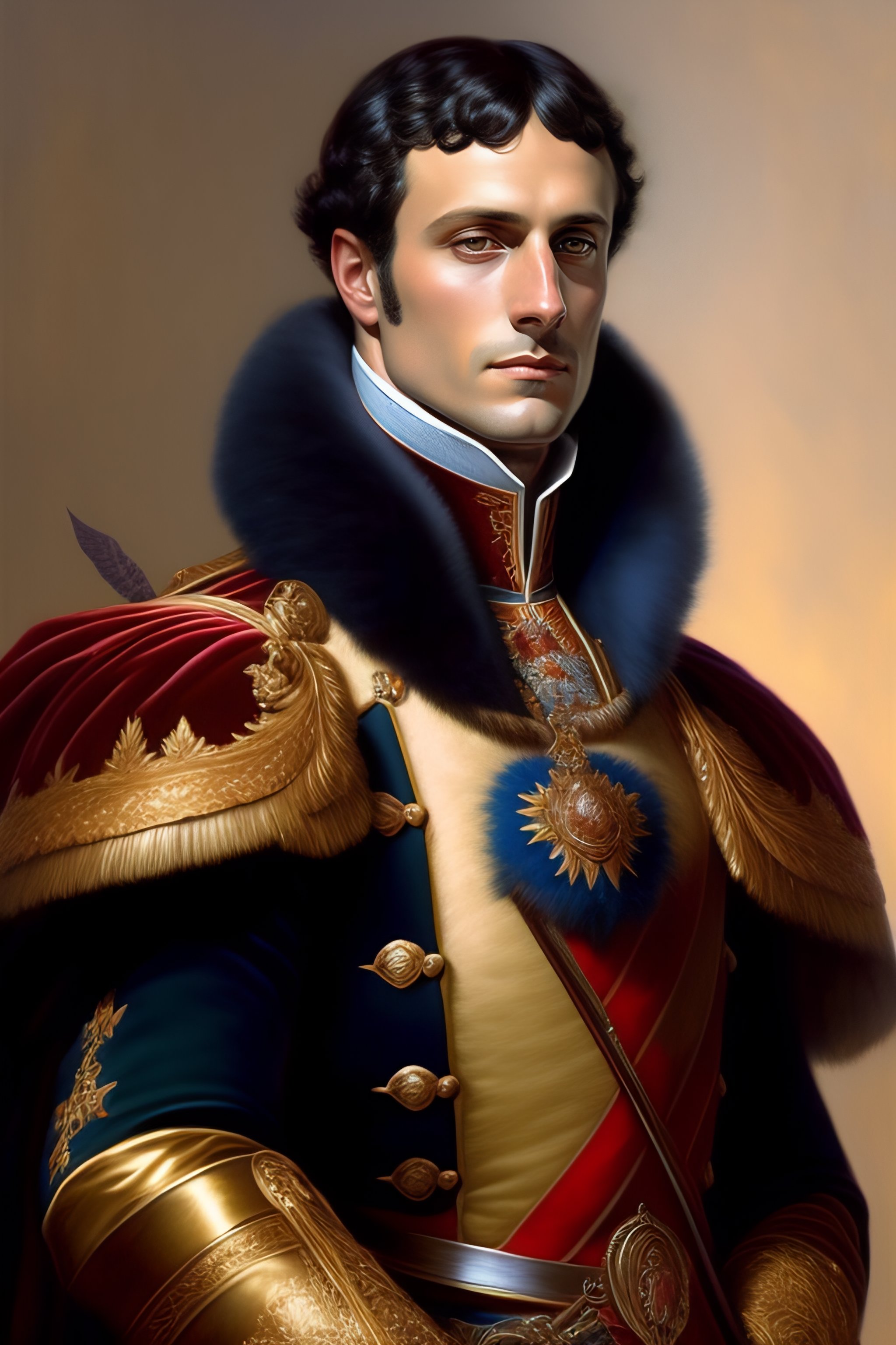 Lexica - Napoleon Bonaparte as a fantasy D&D character, portrait art by ...