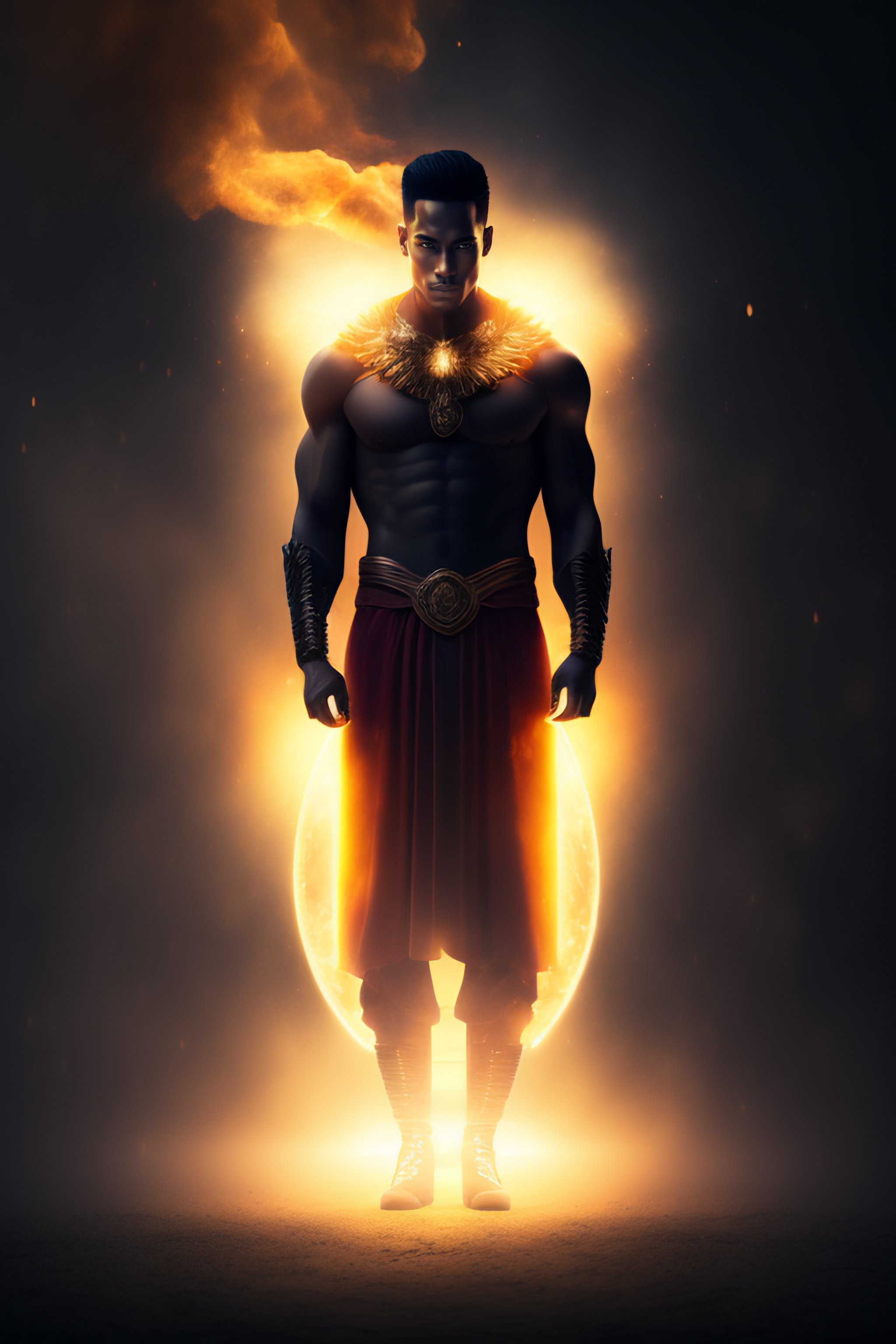 Lexica - Dark soul becoming light, a men, high lights, full body