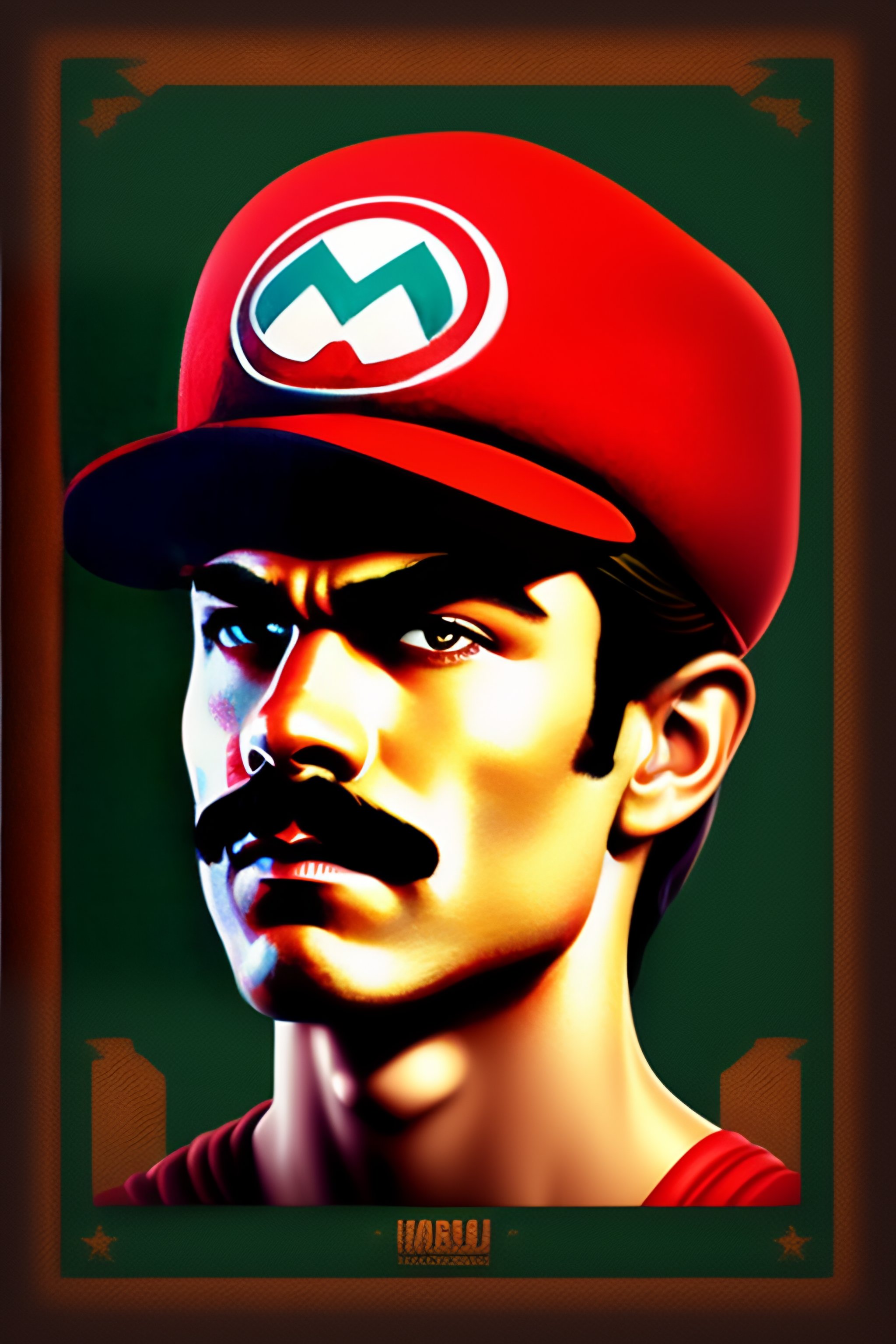 Lexica - Portrait of super strong mario bros fantastic style