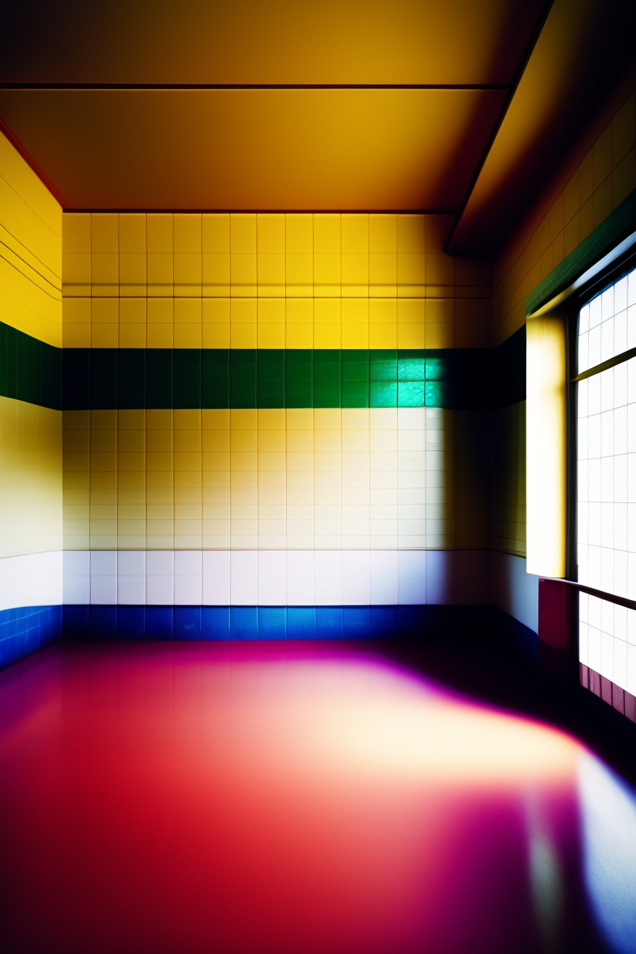 Lexica - Low quality photograph liminal space empty high school ...