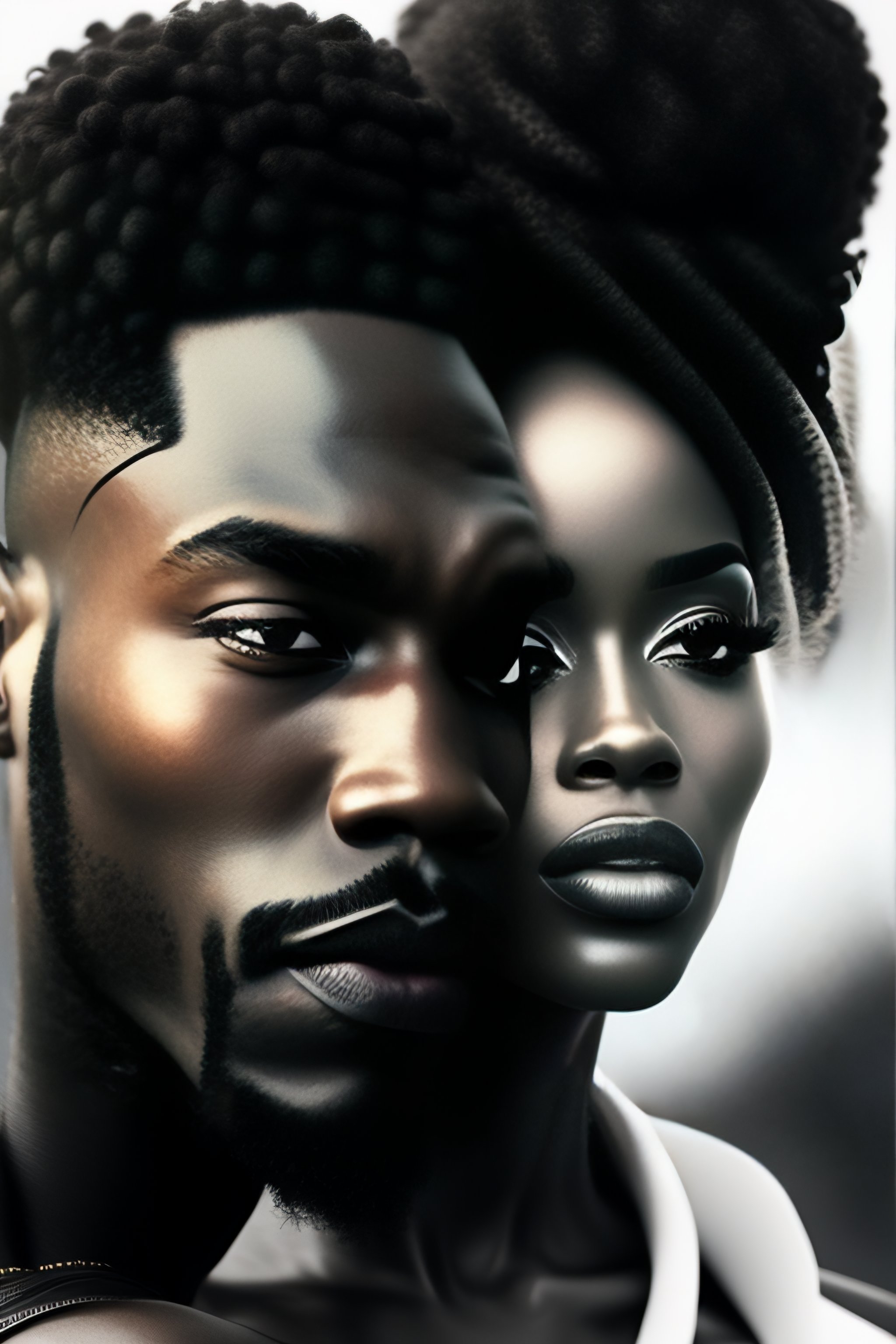 Lexica - Black men and white white white wife white