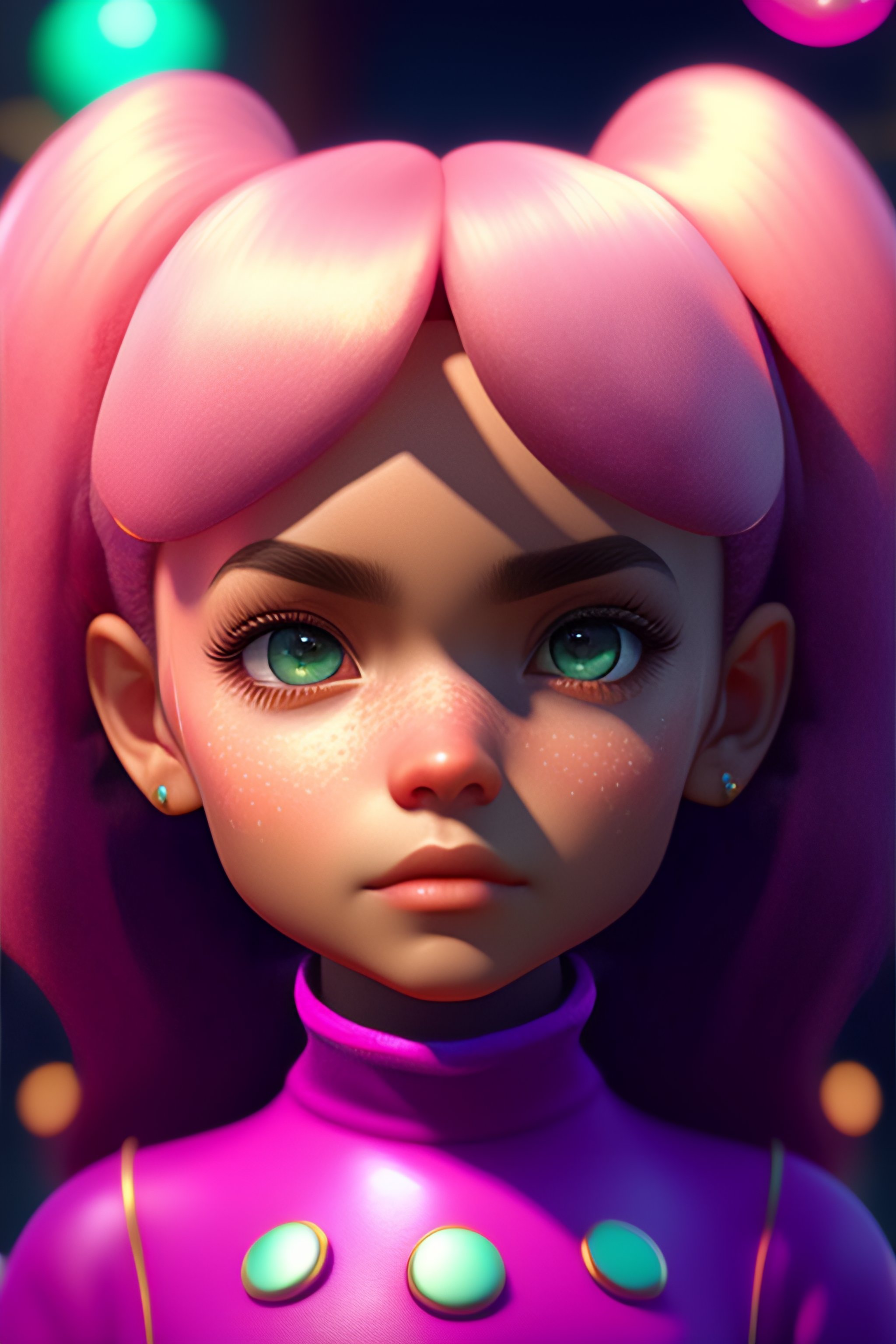 Lexica - Powerpuff girls ,unreal engine, cozy indoor lighting ...