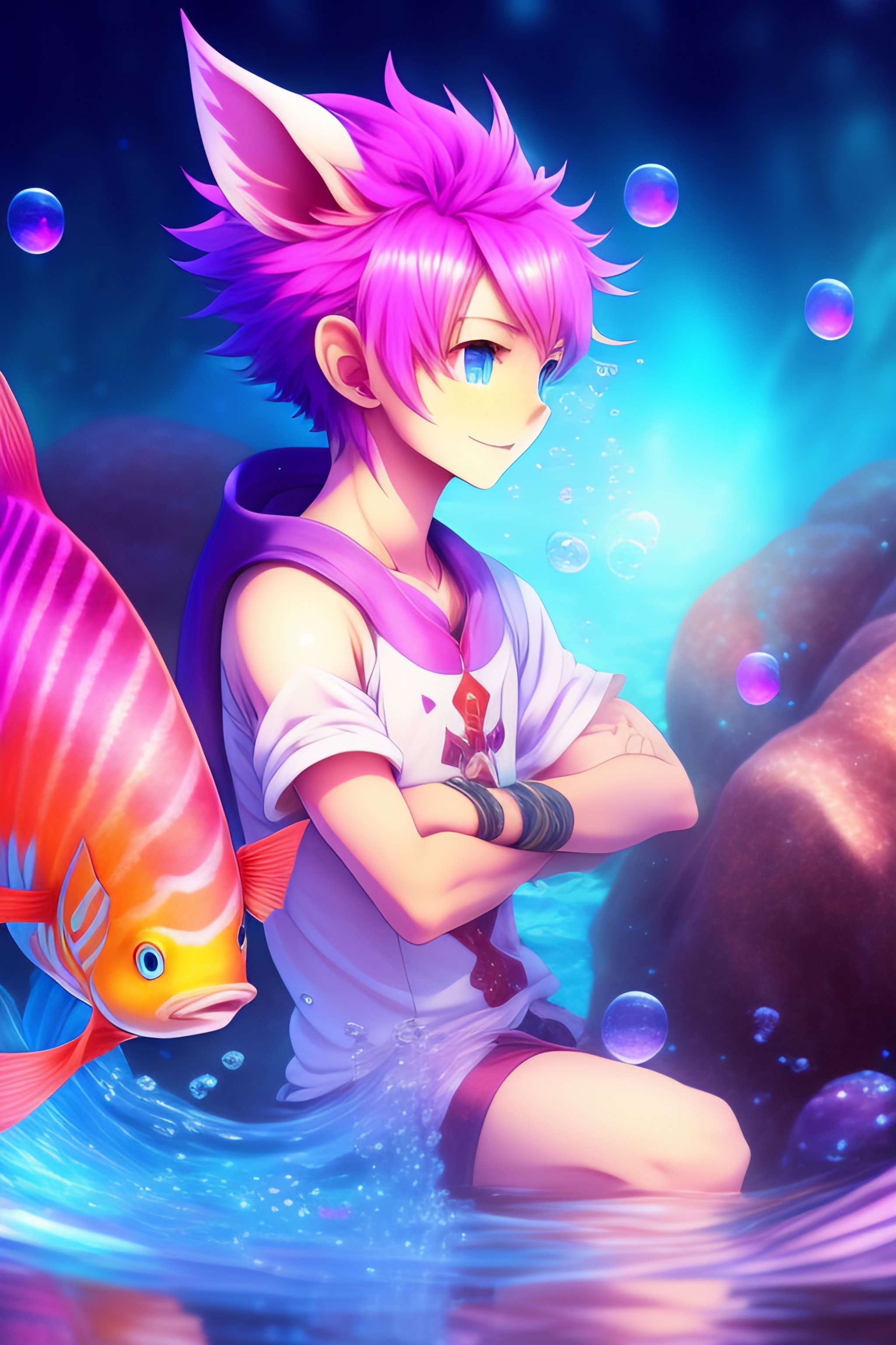 Anime Boy With Fox Ears