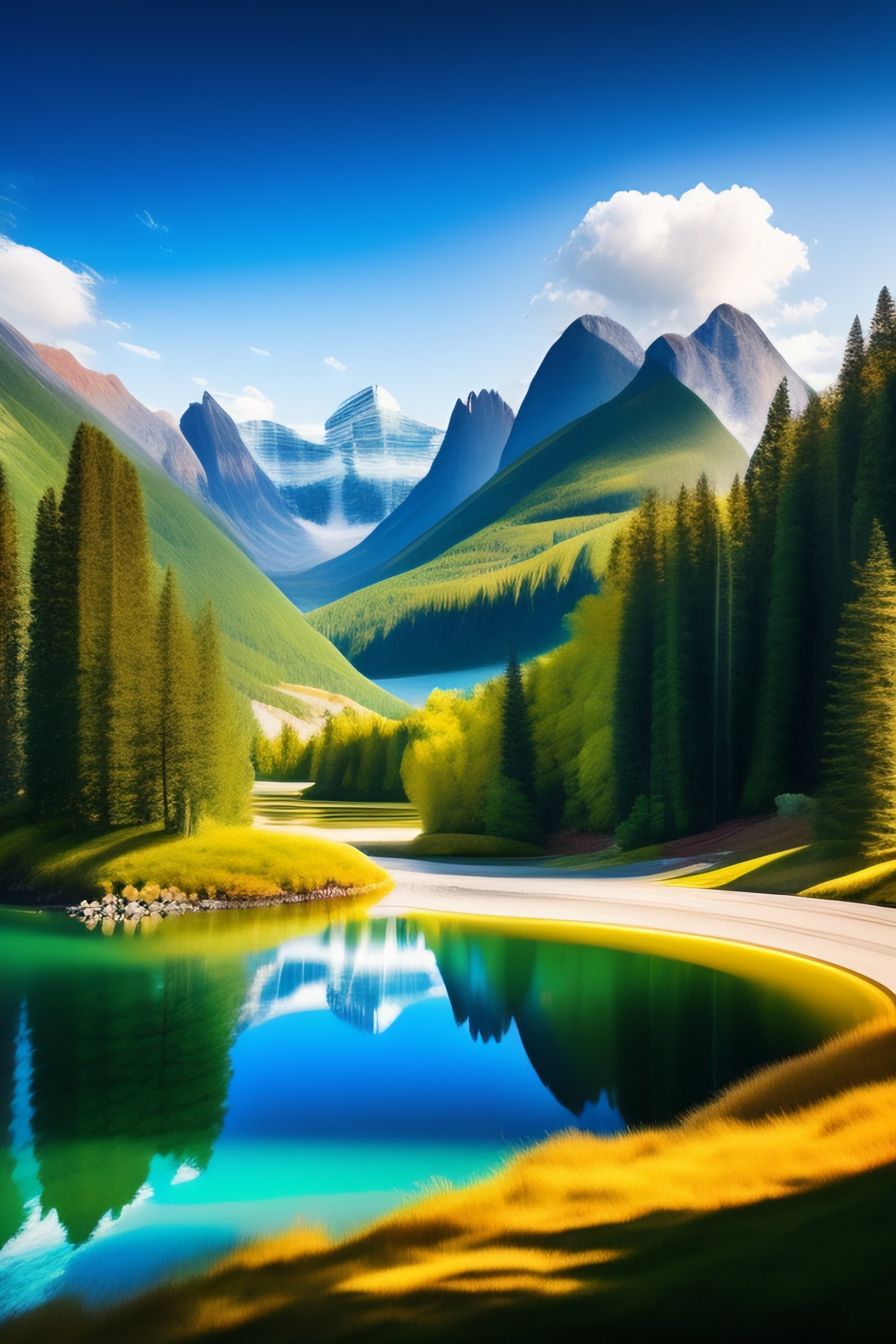 Lexica - Happiness, landscape, beautiful, incredible