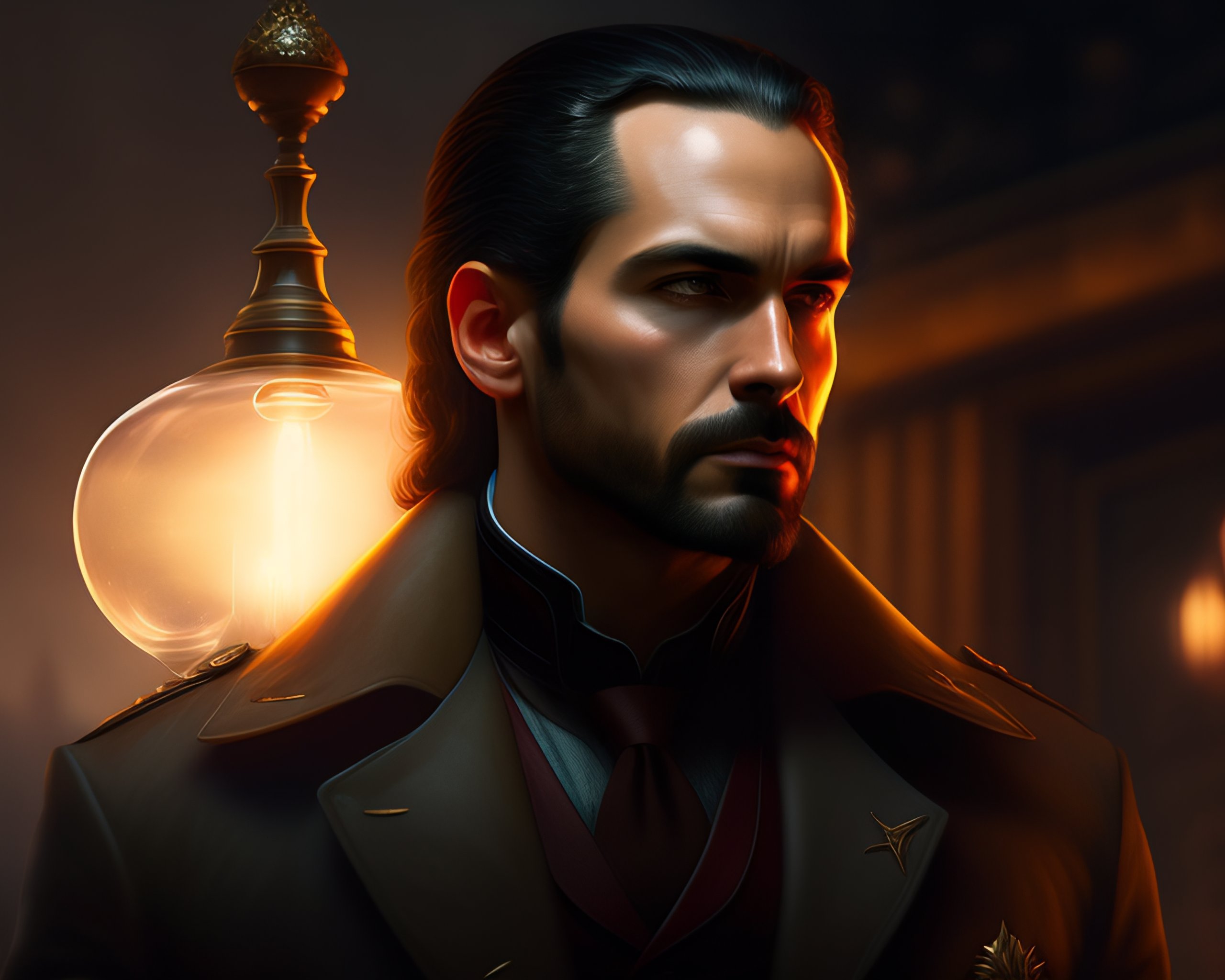 Lexica - Epic professional digital art hungry man, atmospheric lighting ...