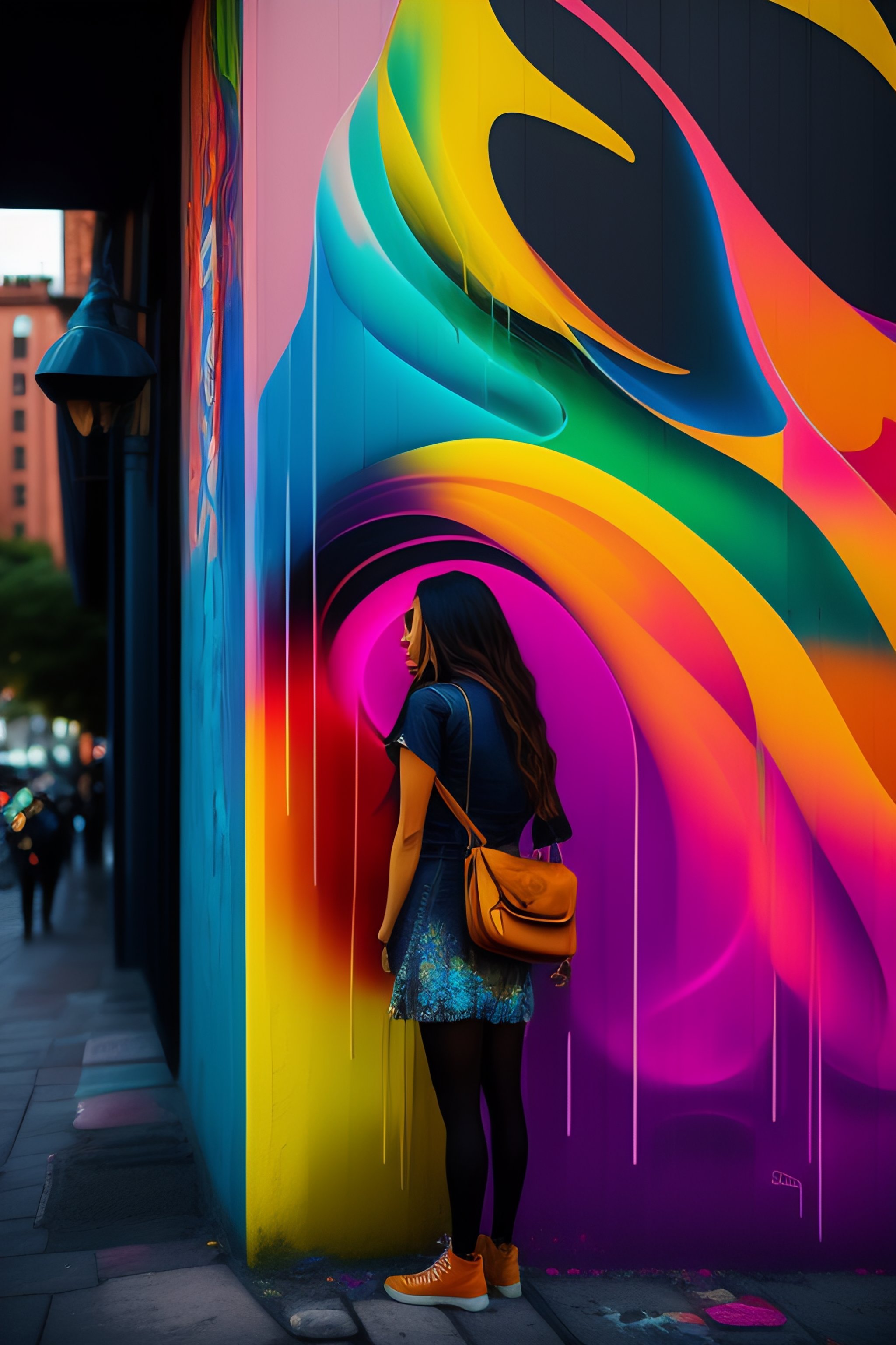 Lexica - Graffiti tag color marjorie