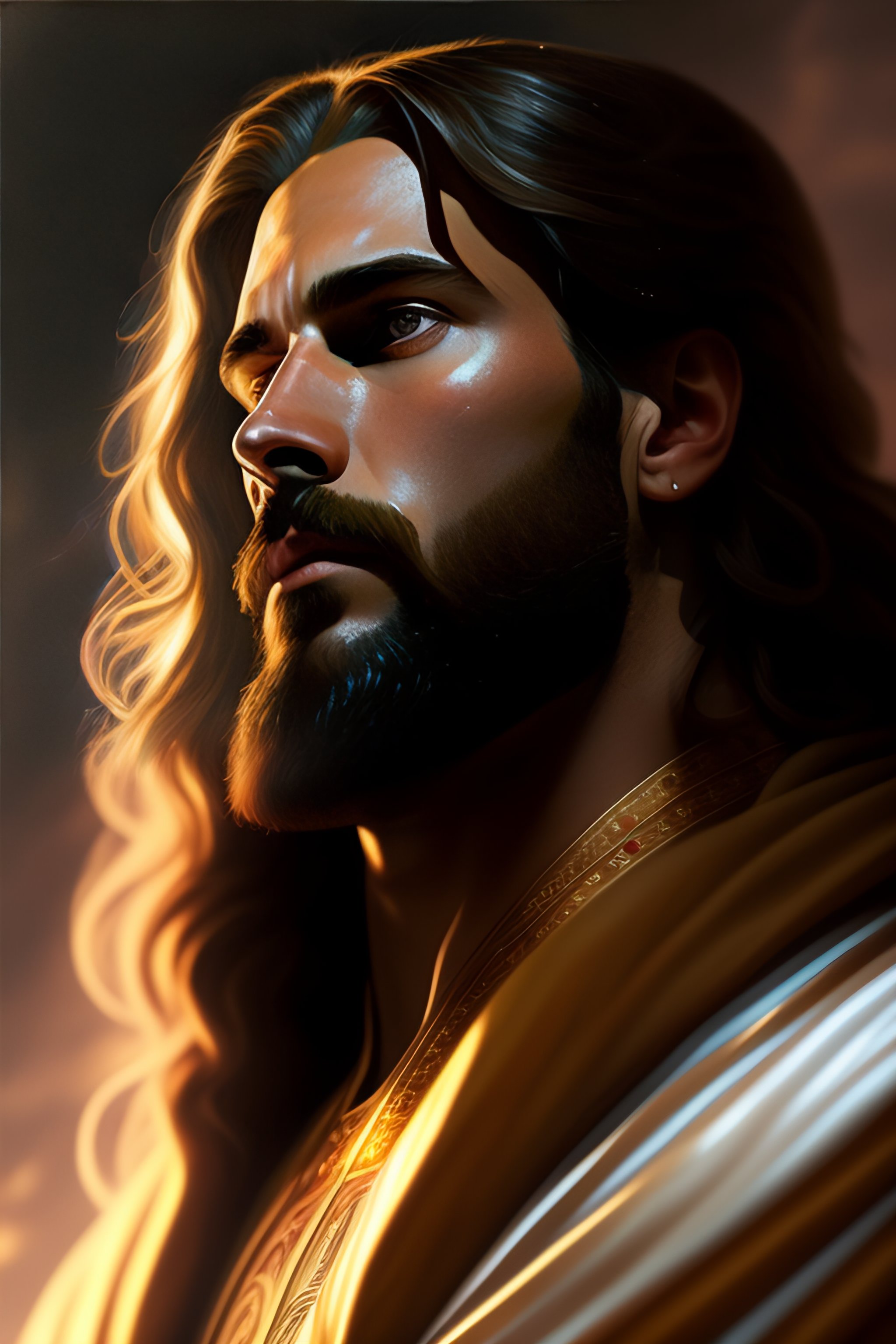 Lexica - Jesus christ as an action hero, realistic portrait ...