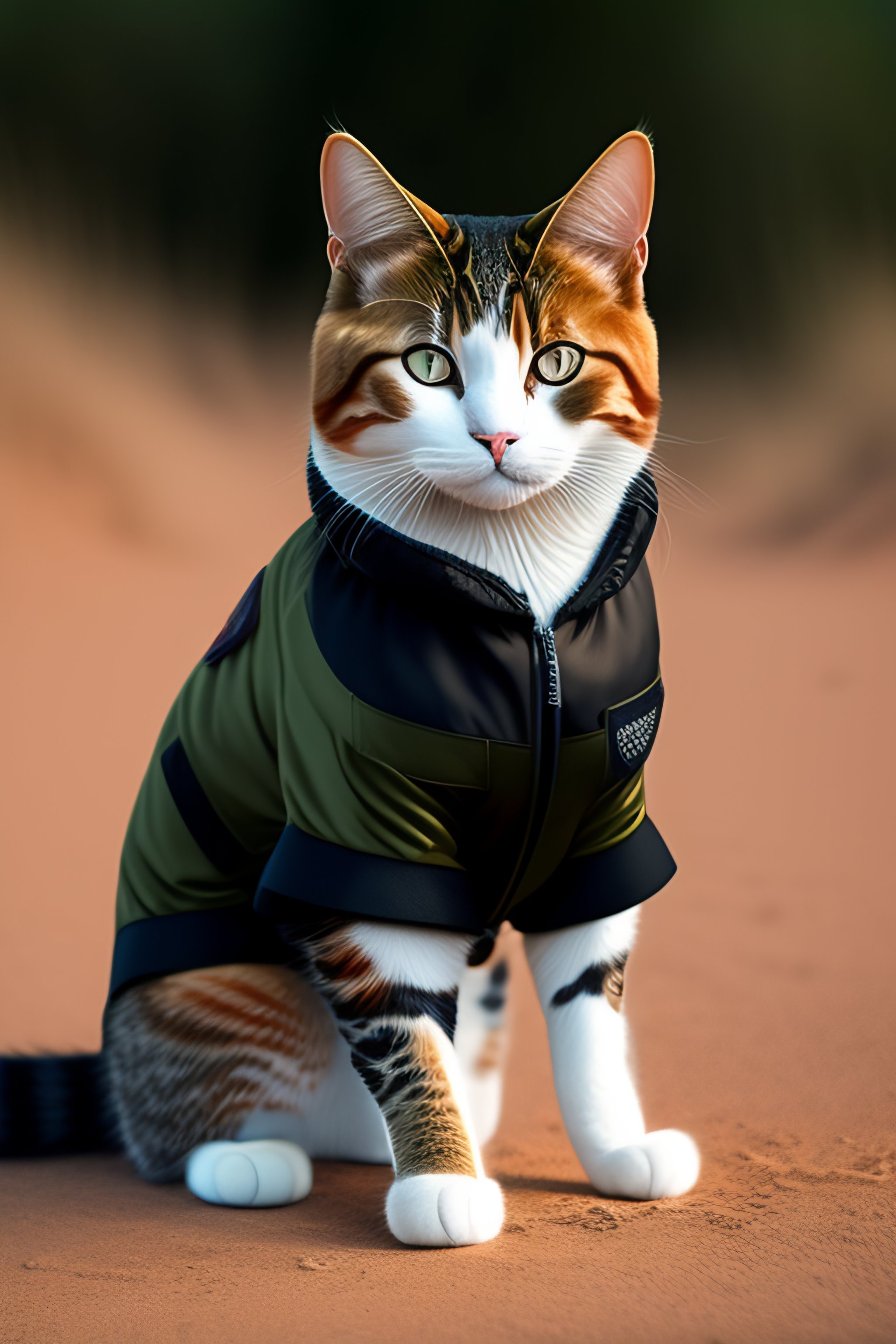 Lexica - Cat in tactical jumpsuit