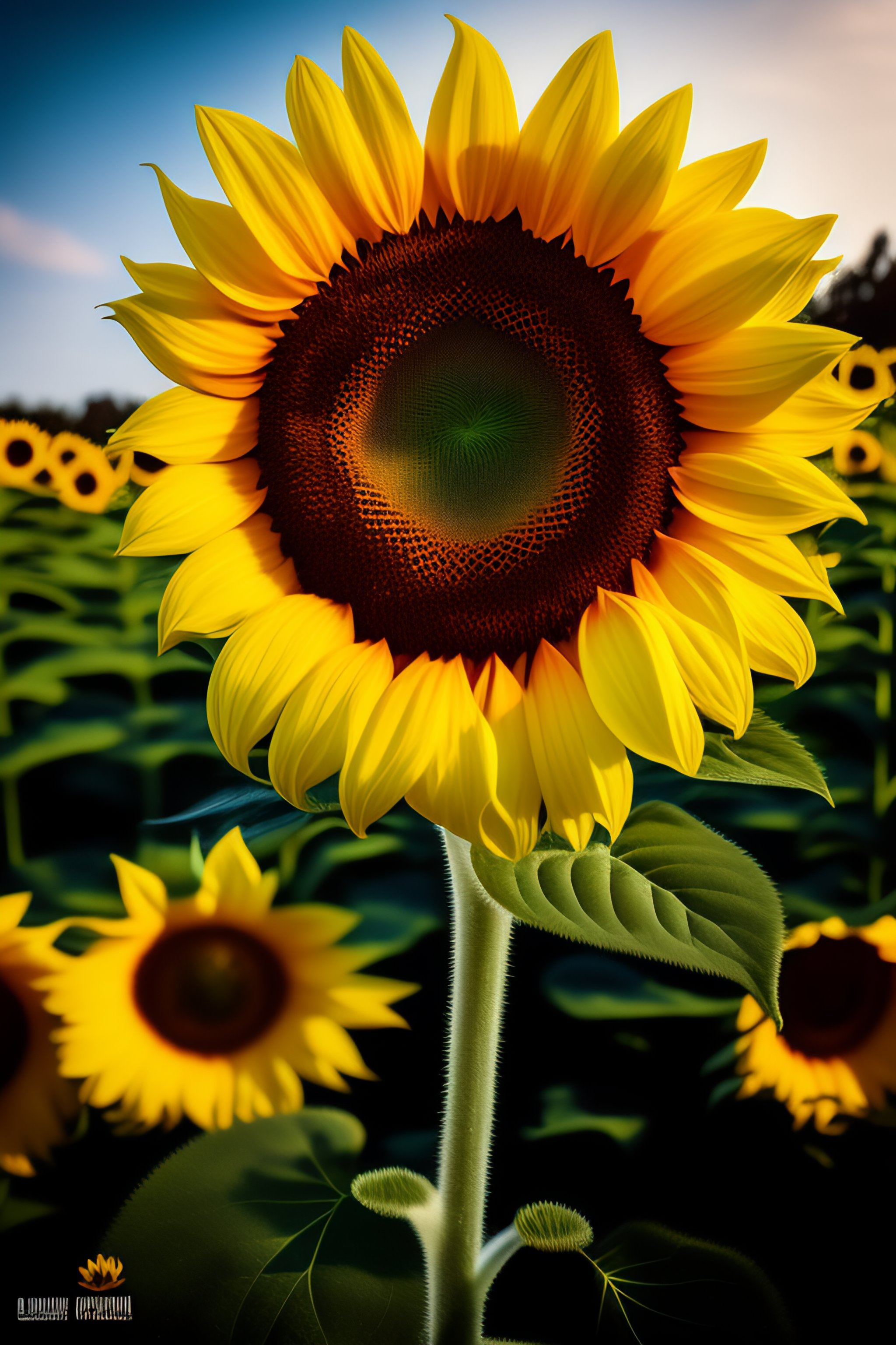 Lexica - A sunflower that suddently turned out into a monster flower ...